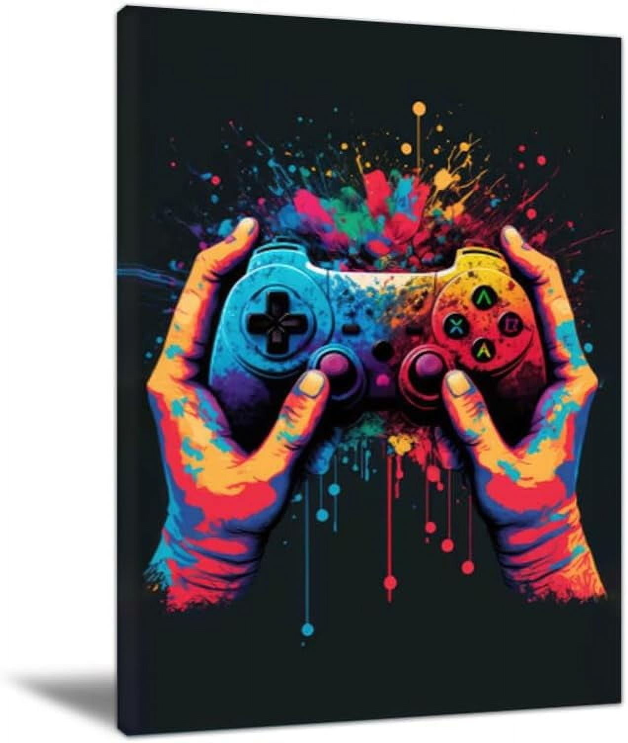ADALE Game Wall Decor Gaming Art Video Games Posters Gamer Wall Art ...