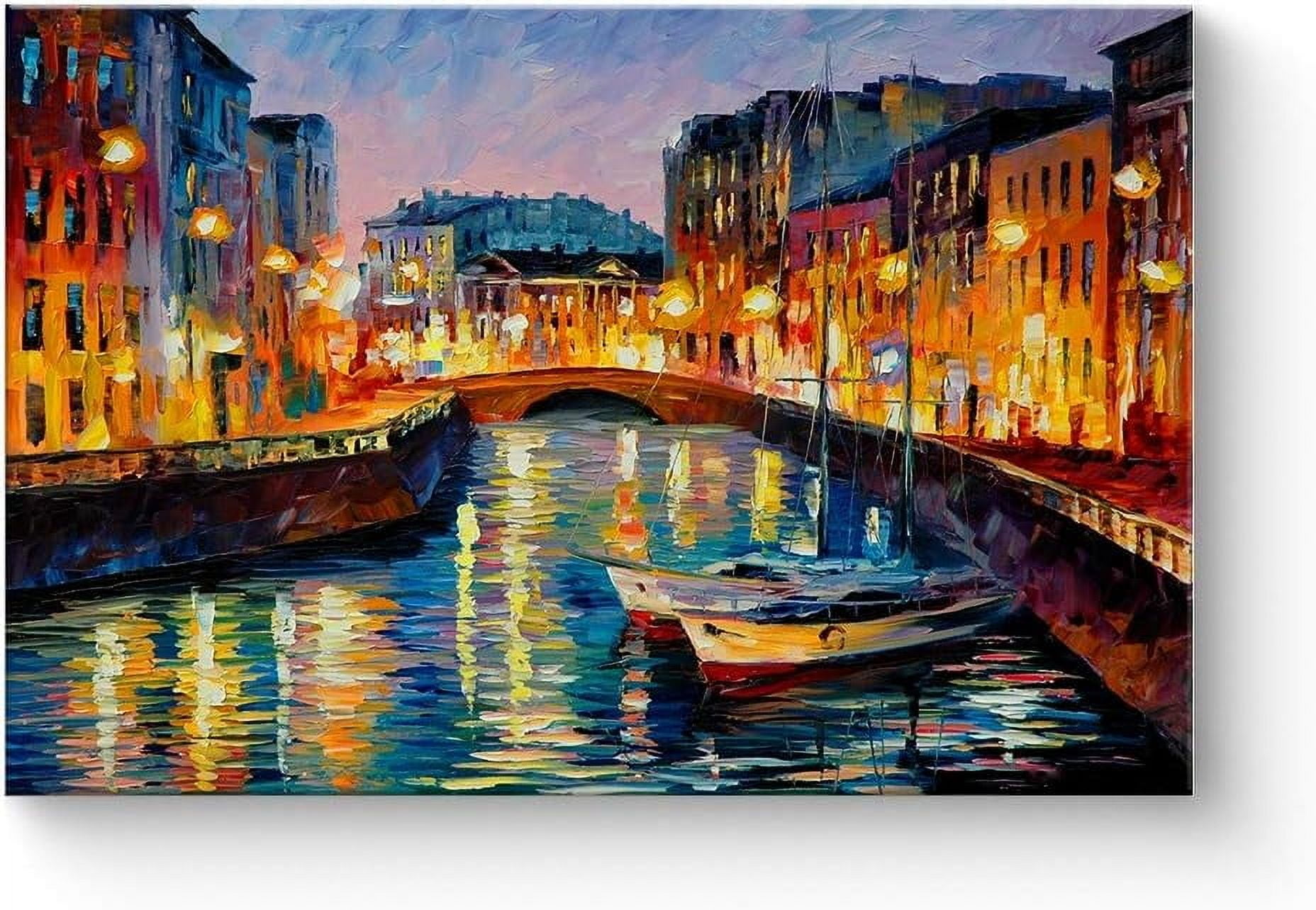 ADALE Gangster Collage Poster Oil Painting on Canvas Posters and Prints ...