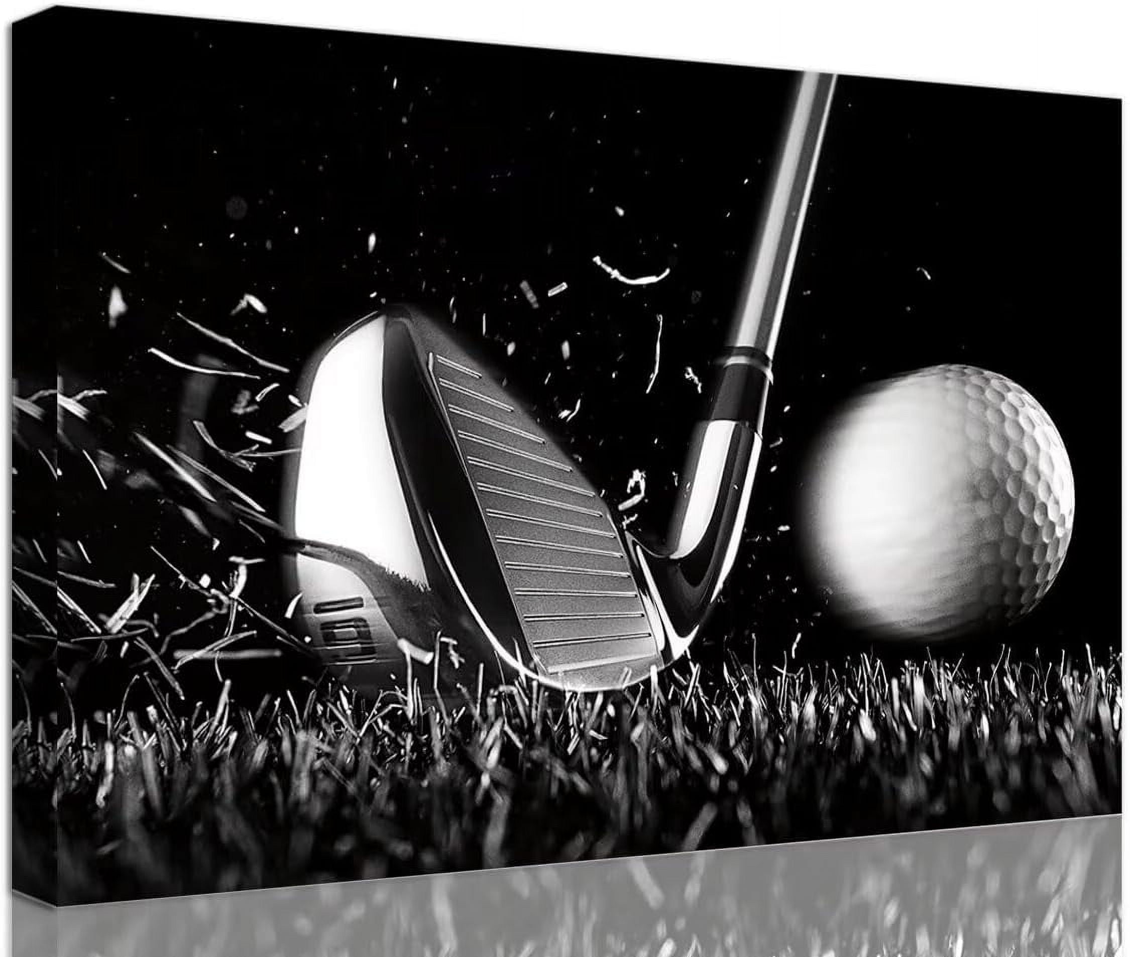 ADALE Golf Poster Wall Art Picture Golf Ball Sport Canvas Prts Wall ...