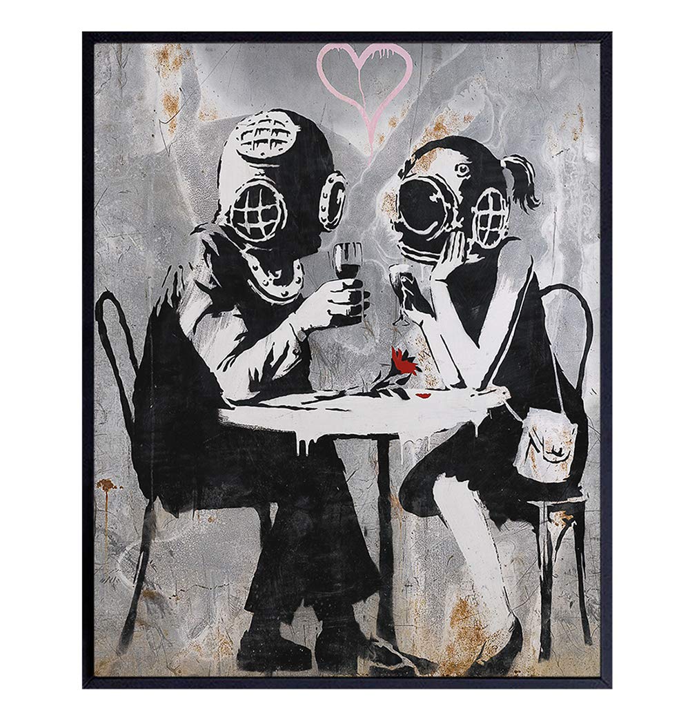 ADALE Graffiti Home Decor - Romantic Contemporary Wall Decoration for ...