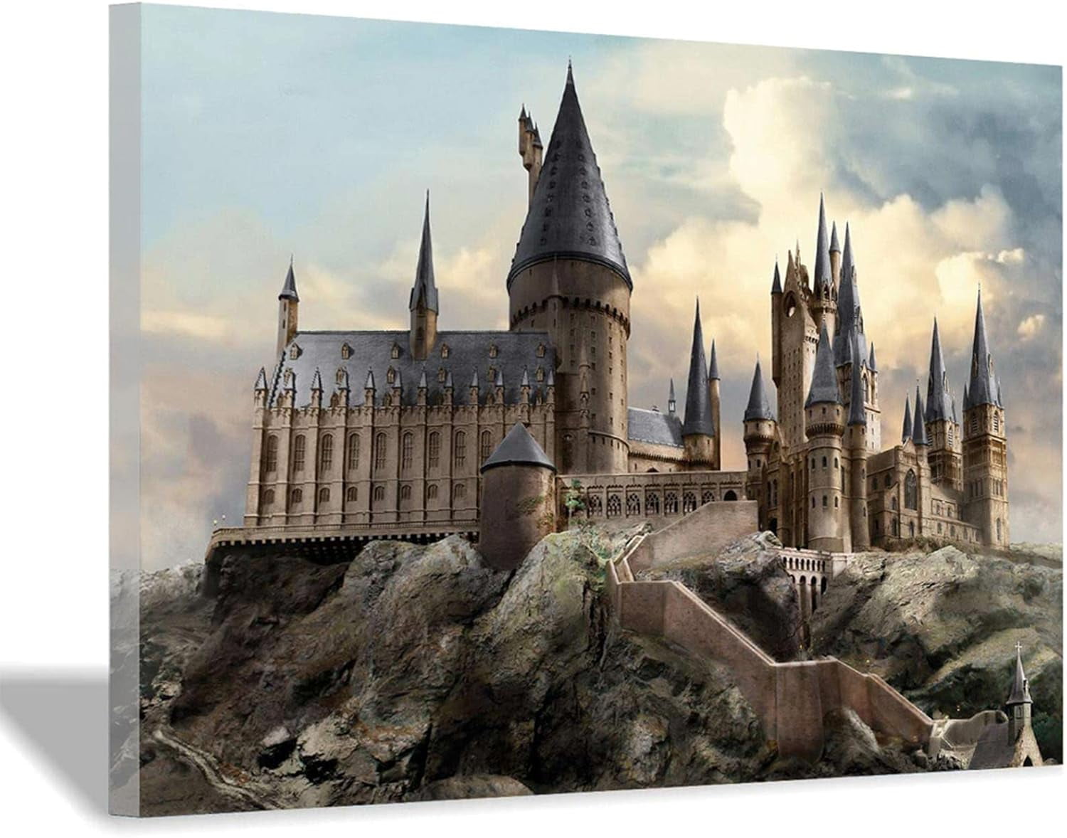 ADALE Harry Potter Hogwarts Castle Poster Mural Artwork Canvas Painting ...