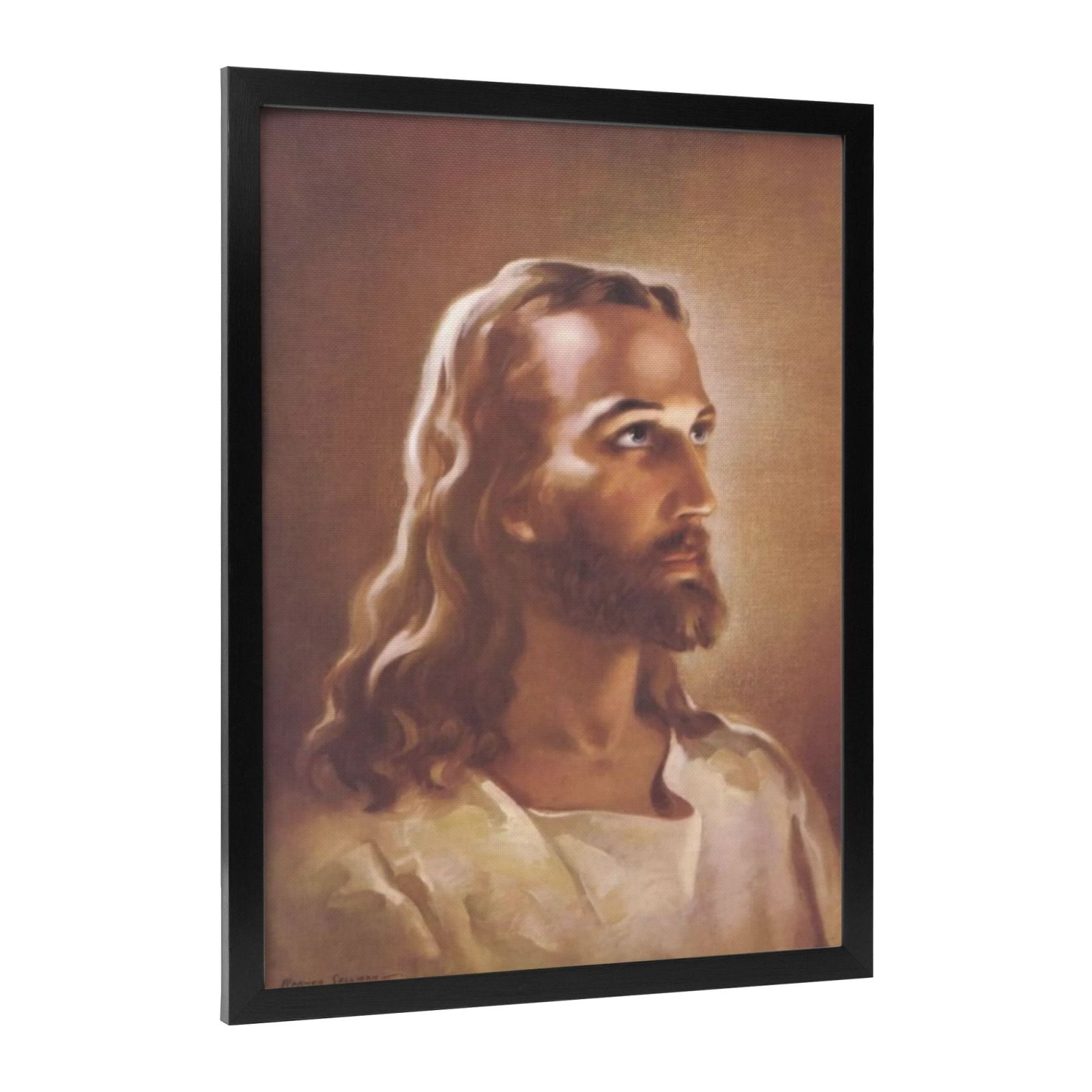 ADALE Head Portrait of Christ Jesus Canvas Art Poster And Wall Art ...