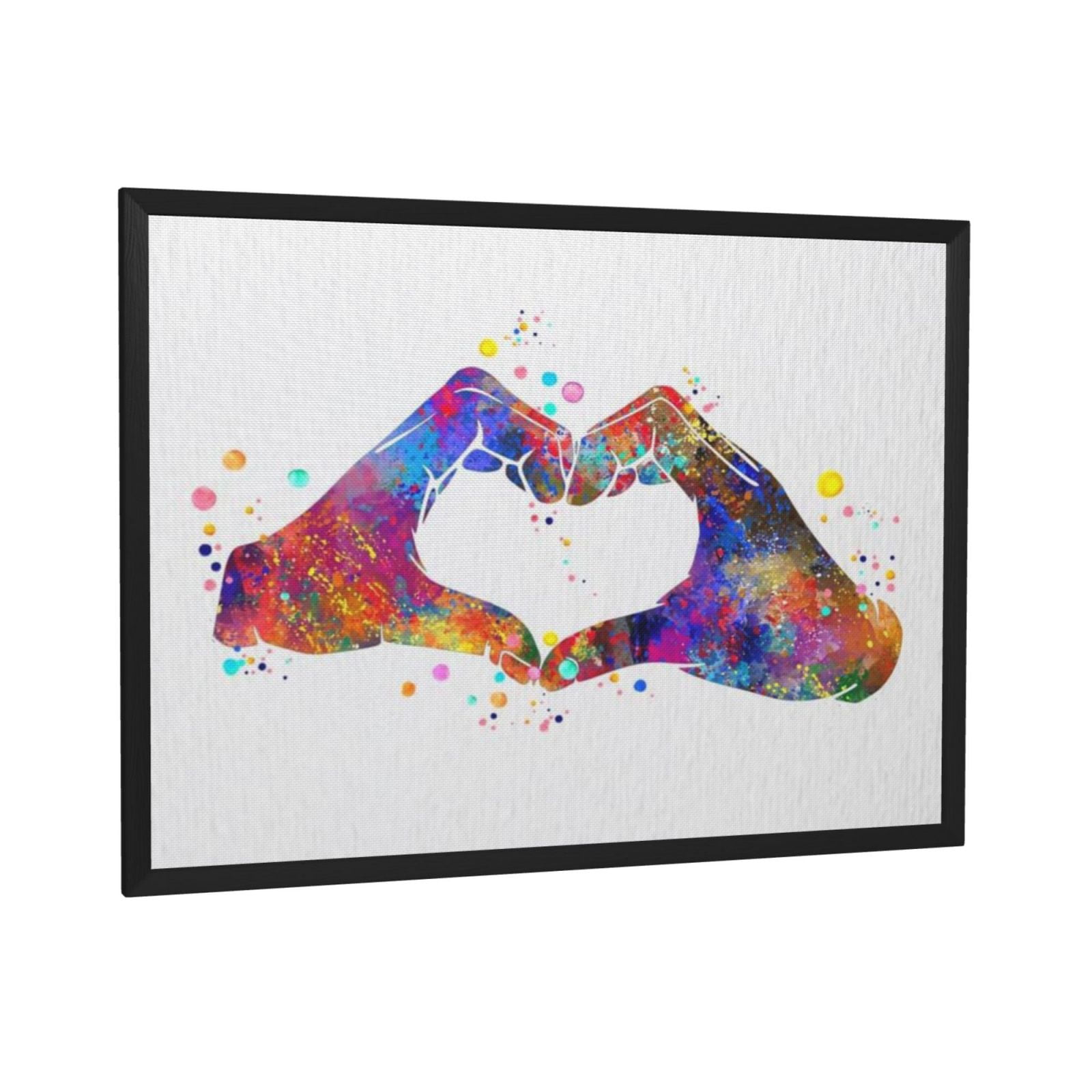 ADALE Heart Hand Gesture Love Symbol Sign Language Peace Love Family ...