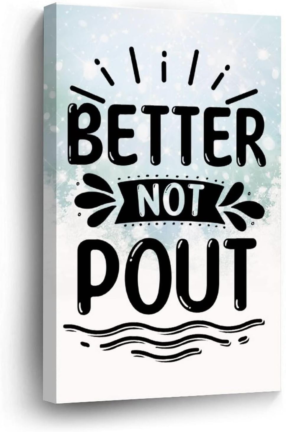 ADALE Holiday Canvas Wall Art Prints Picture with Christmas Quote ...