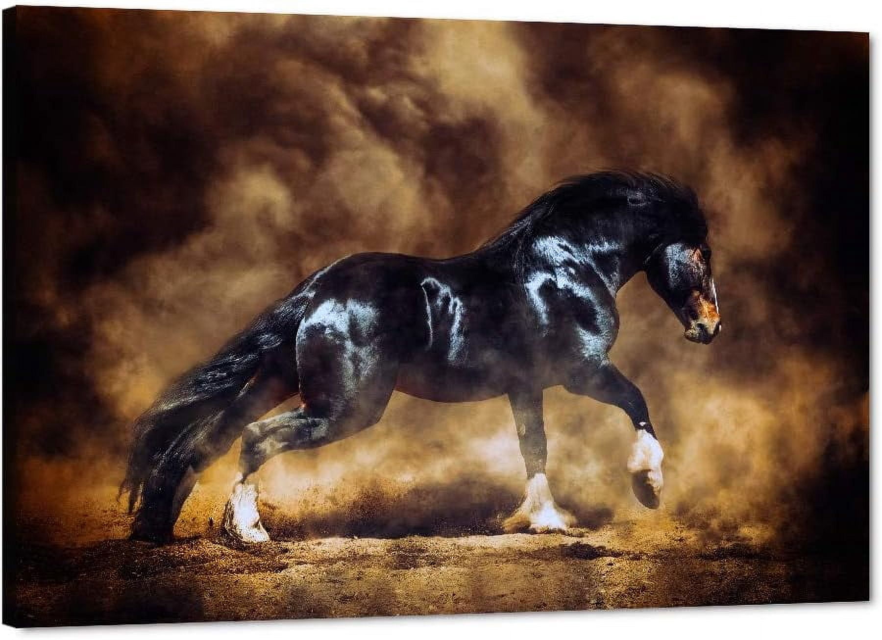 ADALE Horse Graffiti Wall Art Abstract Animal Street Pop Canvas Art ...