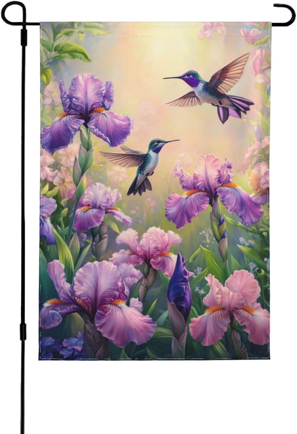 ADALE Hummingbird Haven Garden Flags Double Sided Decorative Yard ...