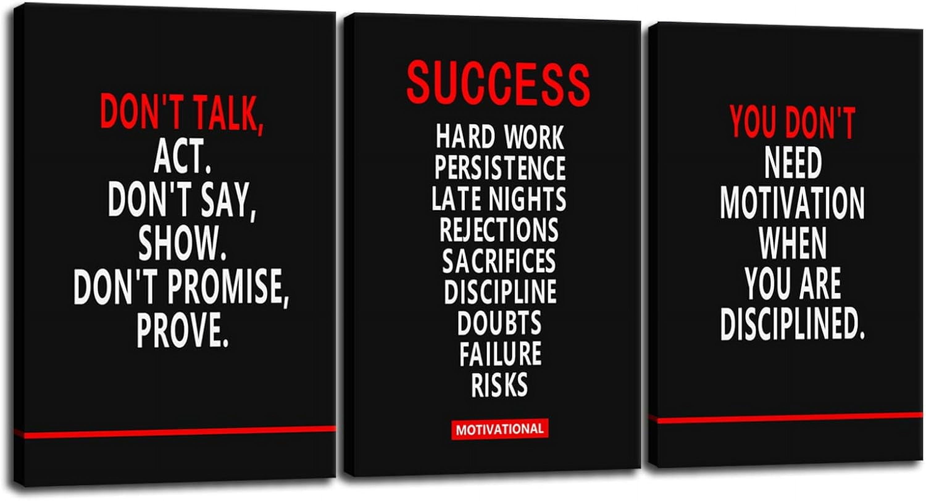 ADALE Inspirational Canvas Wall Art Painting Motivational Entrepreneur ...