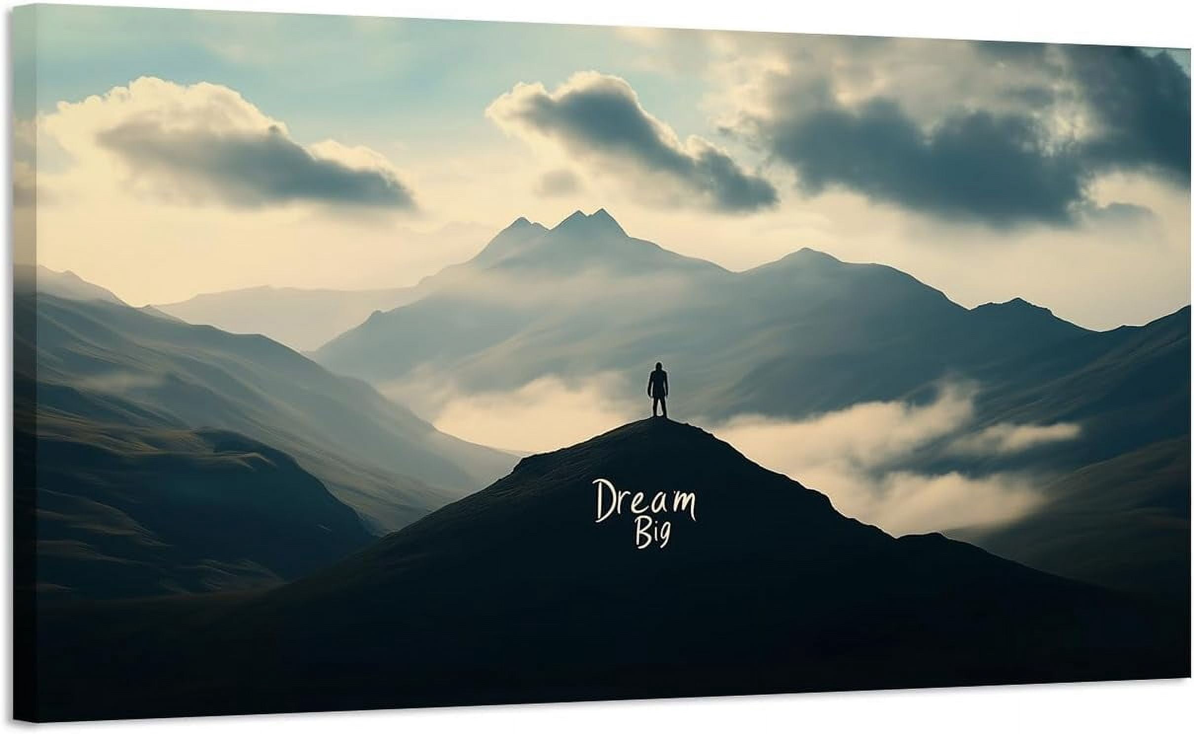 ADALE Inspirational Motivational Quotes Leopard Canvas Poster Leopard ...