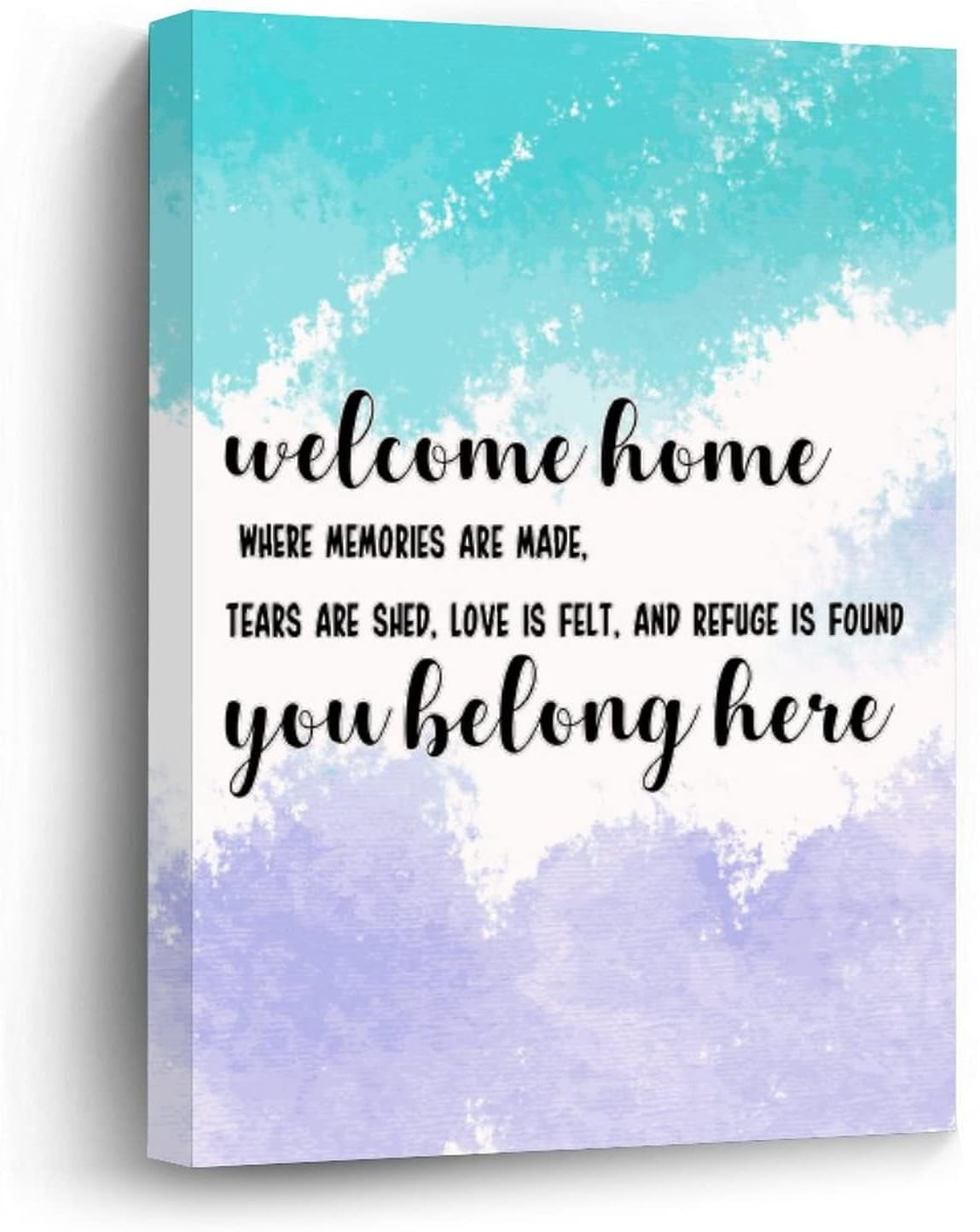 ADALE Inspiring Canvas Wall Art Painting, Until God Opens The Next Door ...