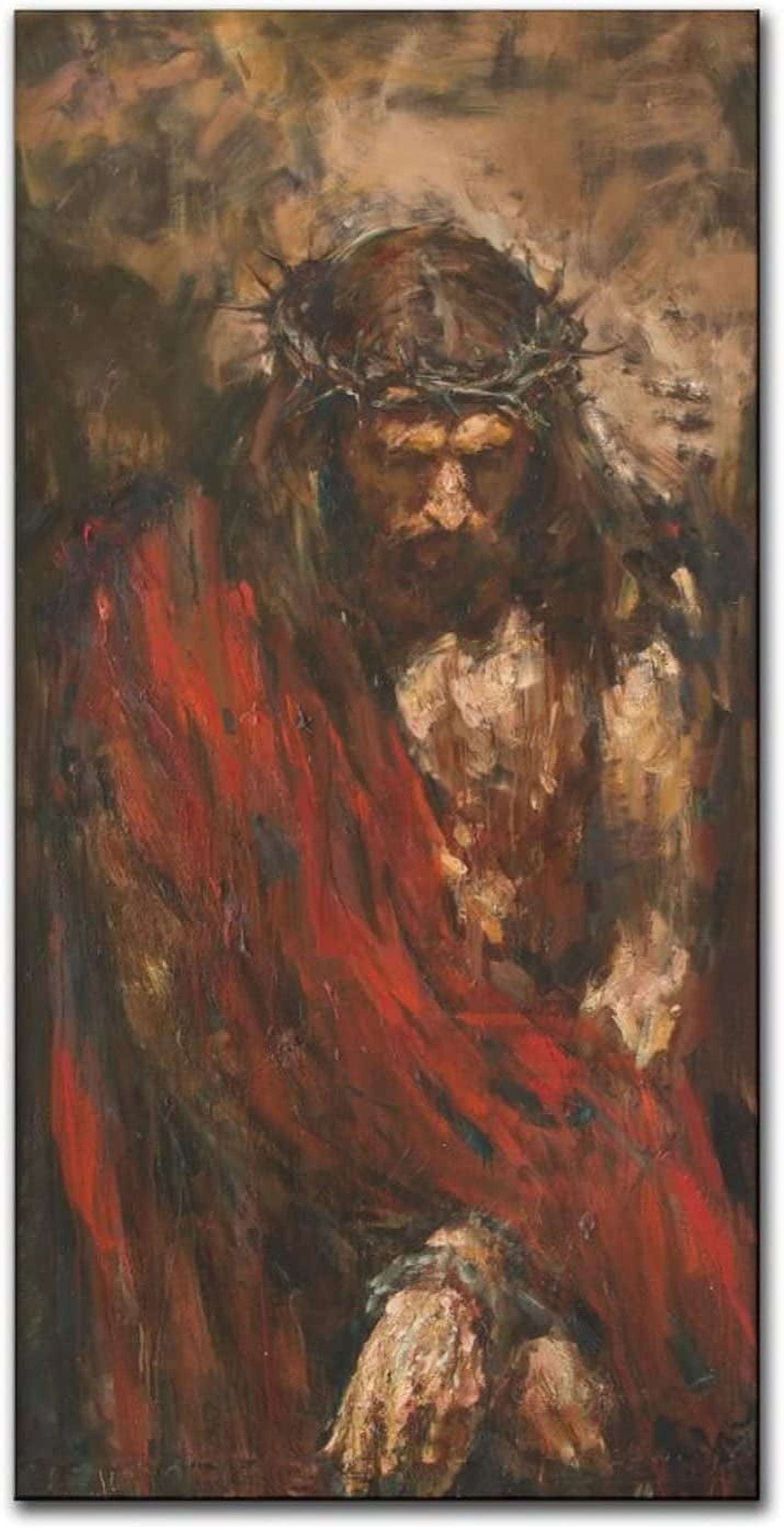 ADALE Jesus Christ Crown of Thorns Poster Decorative Painting Canvas ...