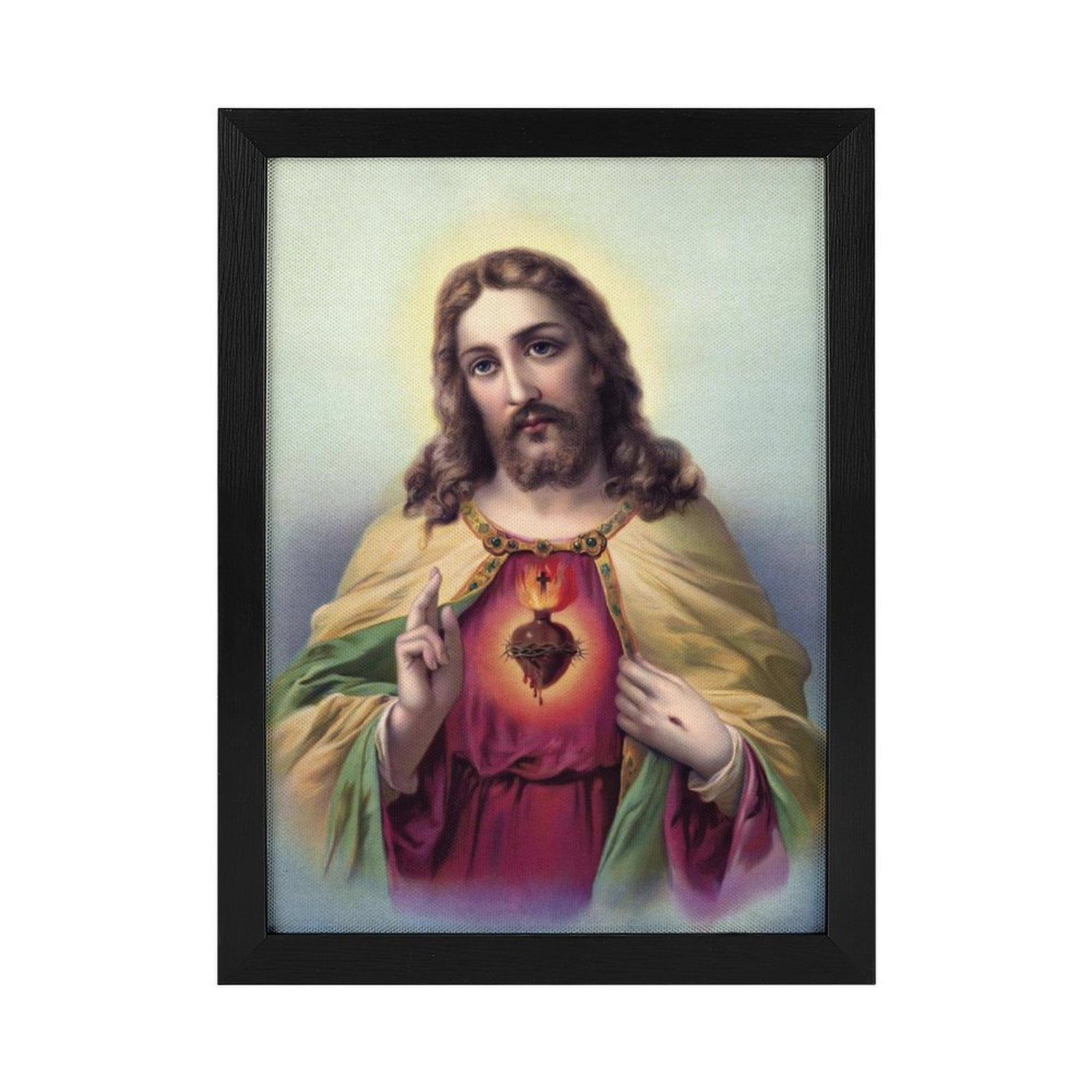 ADALE Jesus Christ POSTER print Sacred heart of Jesus Catholic pictures ...