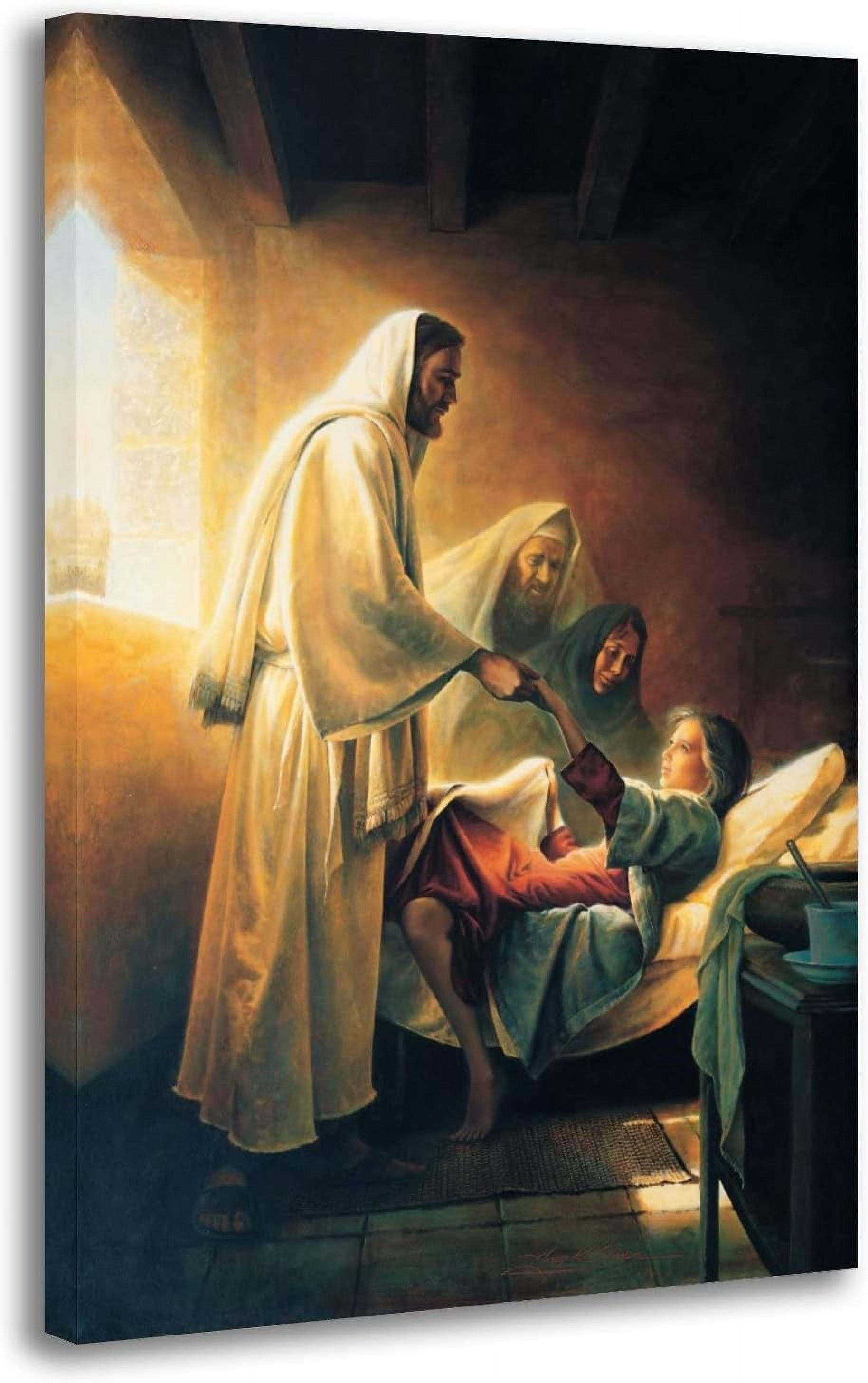 ADALE Jesus Christ The Holy Family Canvas Art Poster and Wall Art ...