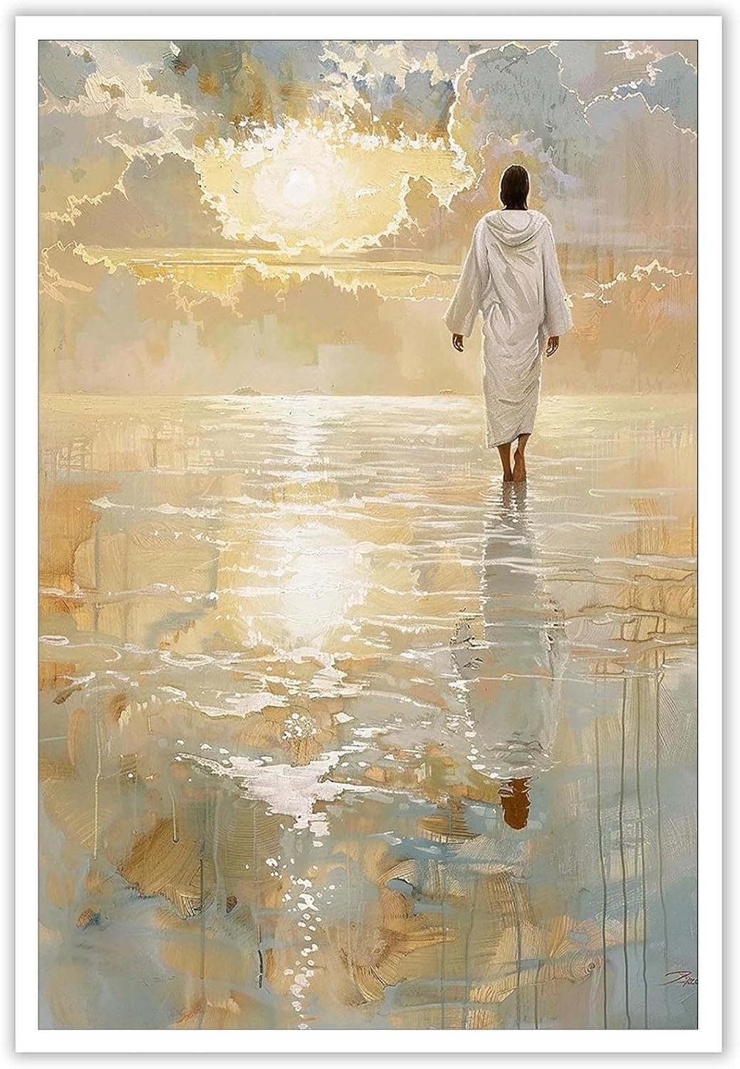 ADALE Jesus Christian Scripture Canvas Wall Art Minimalist Boho Healed ...