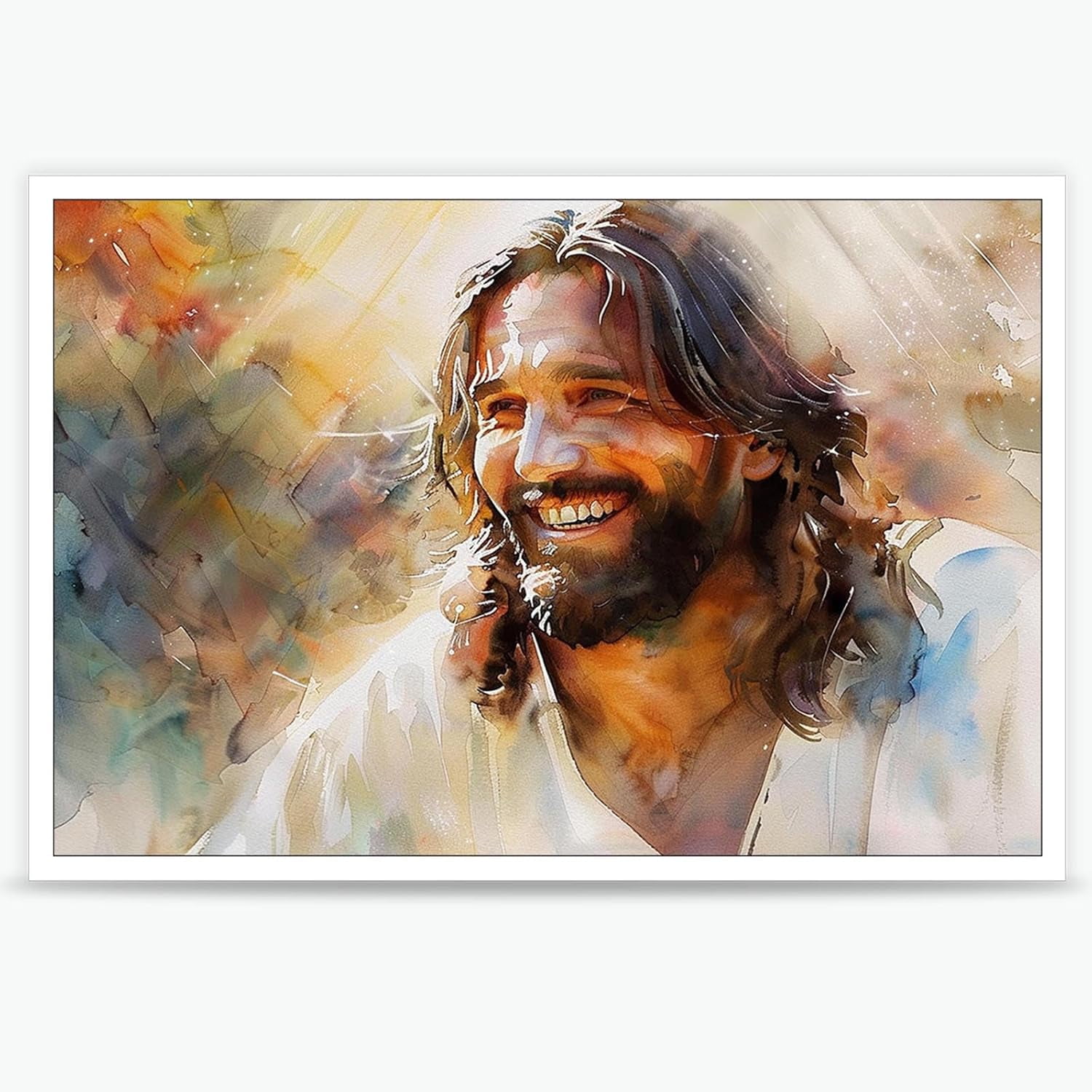 ADALE Jesus Christian Scripture Canvas Wall Art Minimalist Boho Healed ...