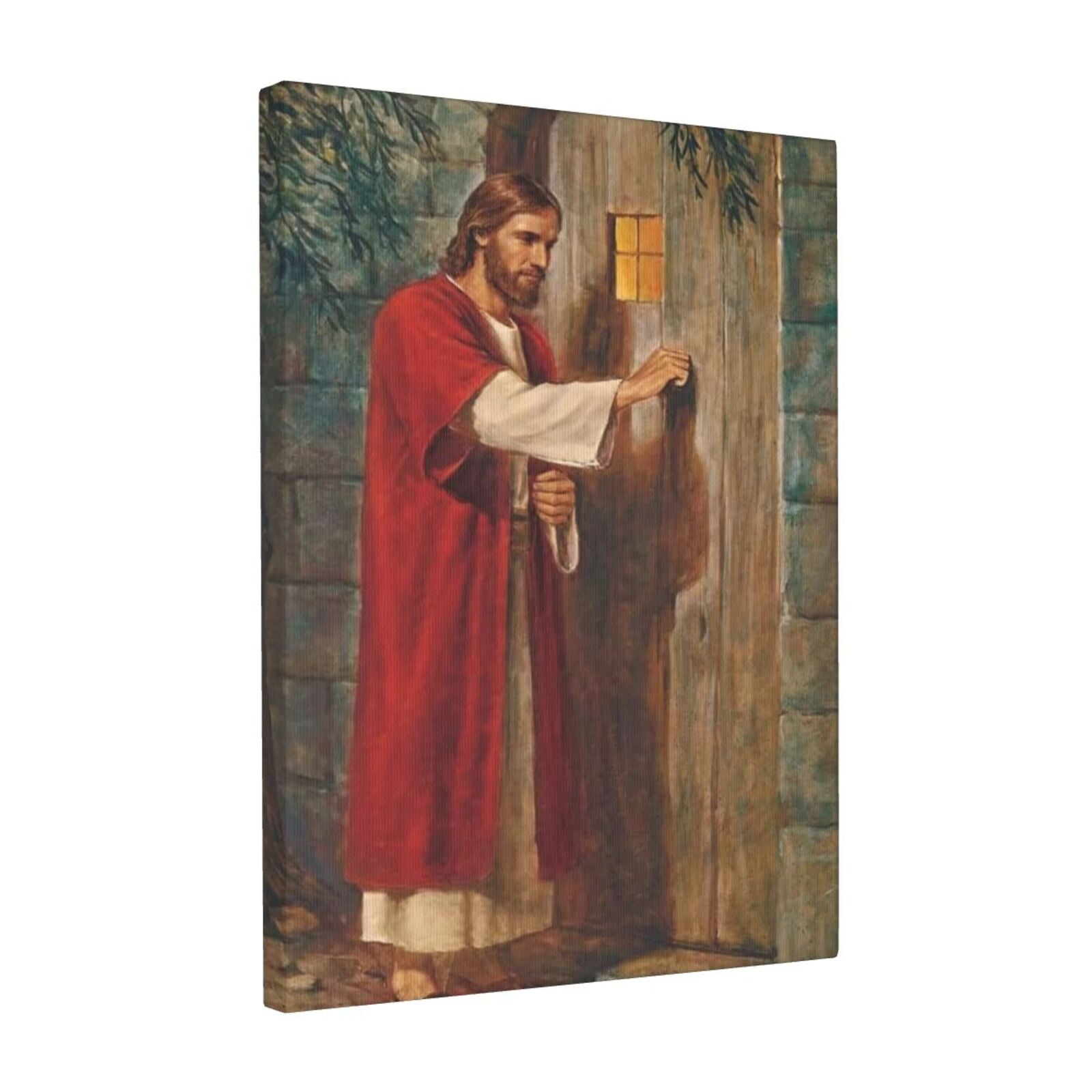ADALE Jesus Knocking on The Door By William Holman Hunt Jesus Portrait ...