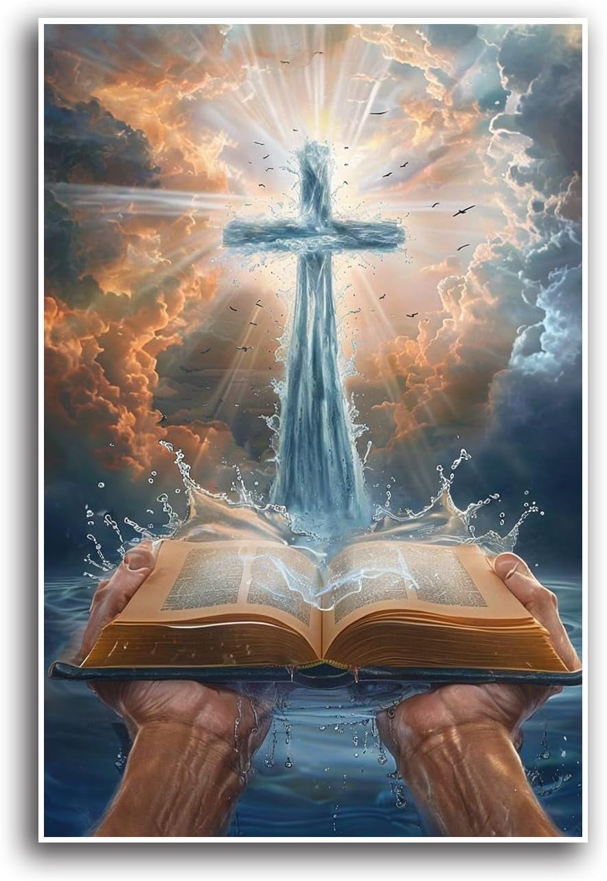 ADALE Jesus Mural Divine Mercy Painting Canvas Wall Decor Pic3 ...