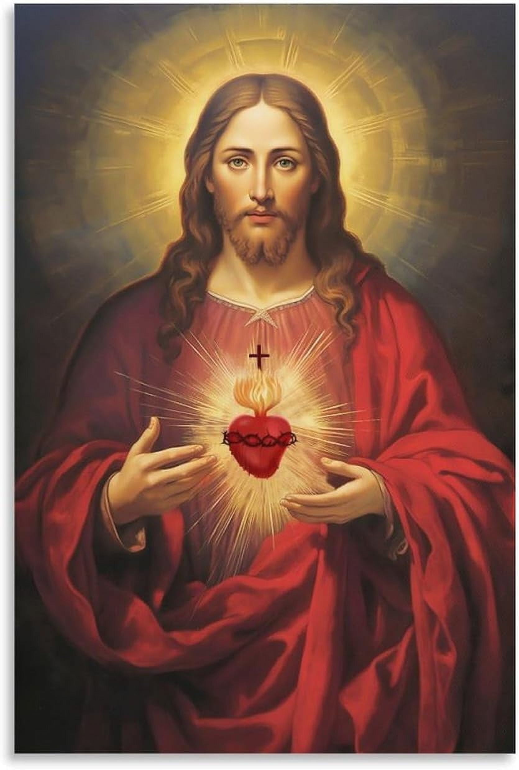 ADALE Jesus Persecution Wall Art Crown of Thorns Christ Poster God Lord ...