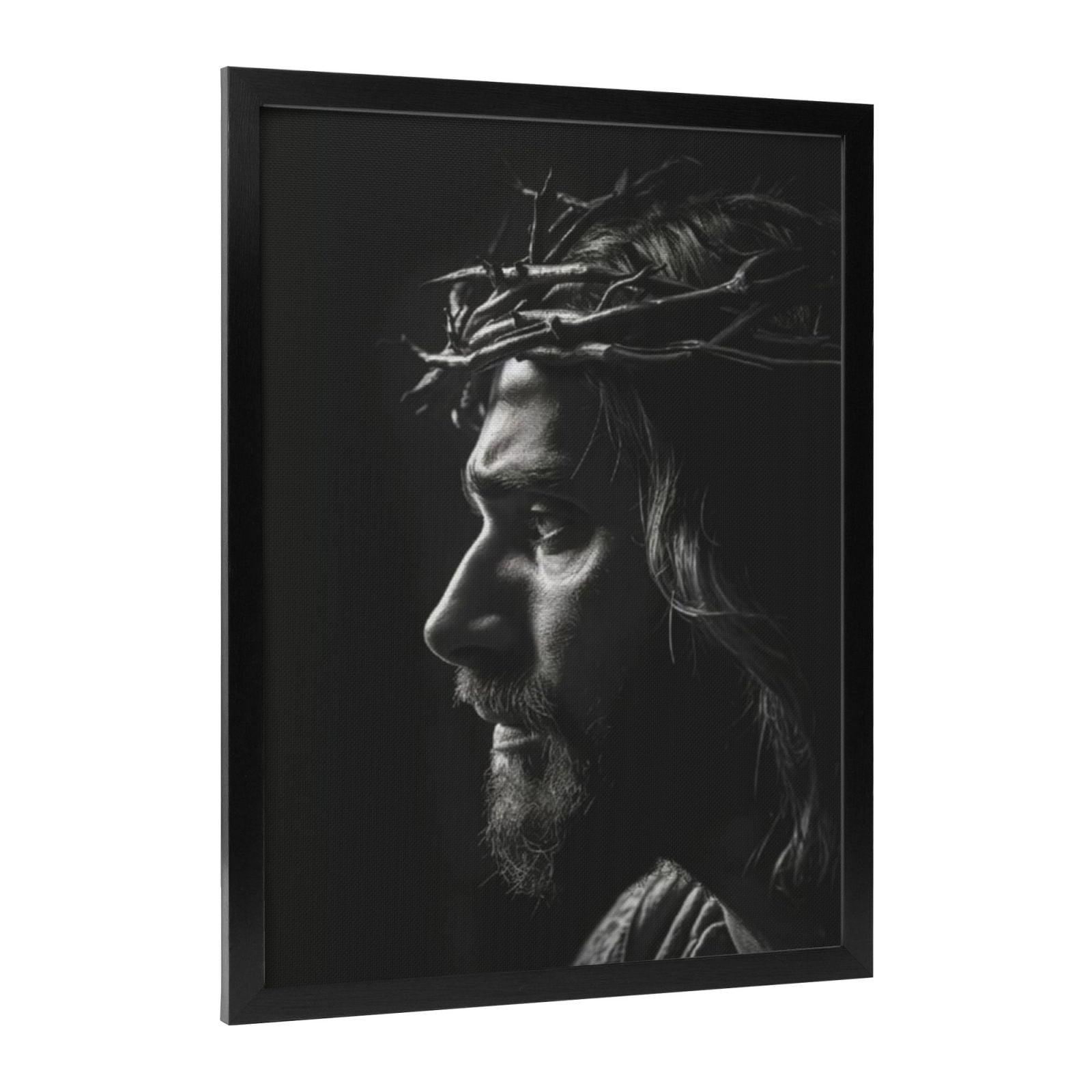 ADALE Jesus Poster Persecution Crown of Thorns Canvas Wall Art Christ ...