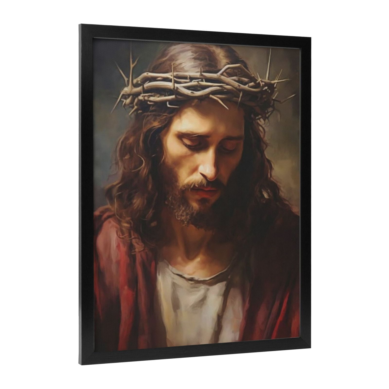 ADALE Jesus Poster Persecution Crown of Thorns Canvas Wall Art Christ ...