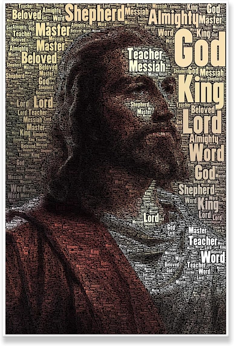 ADALE Jesus Wall Art Canvas Painting Jesus Walking Art Divine Mercy ...