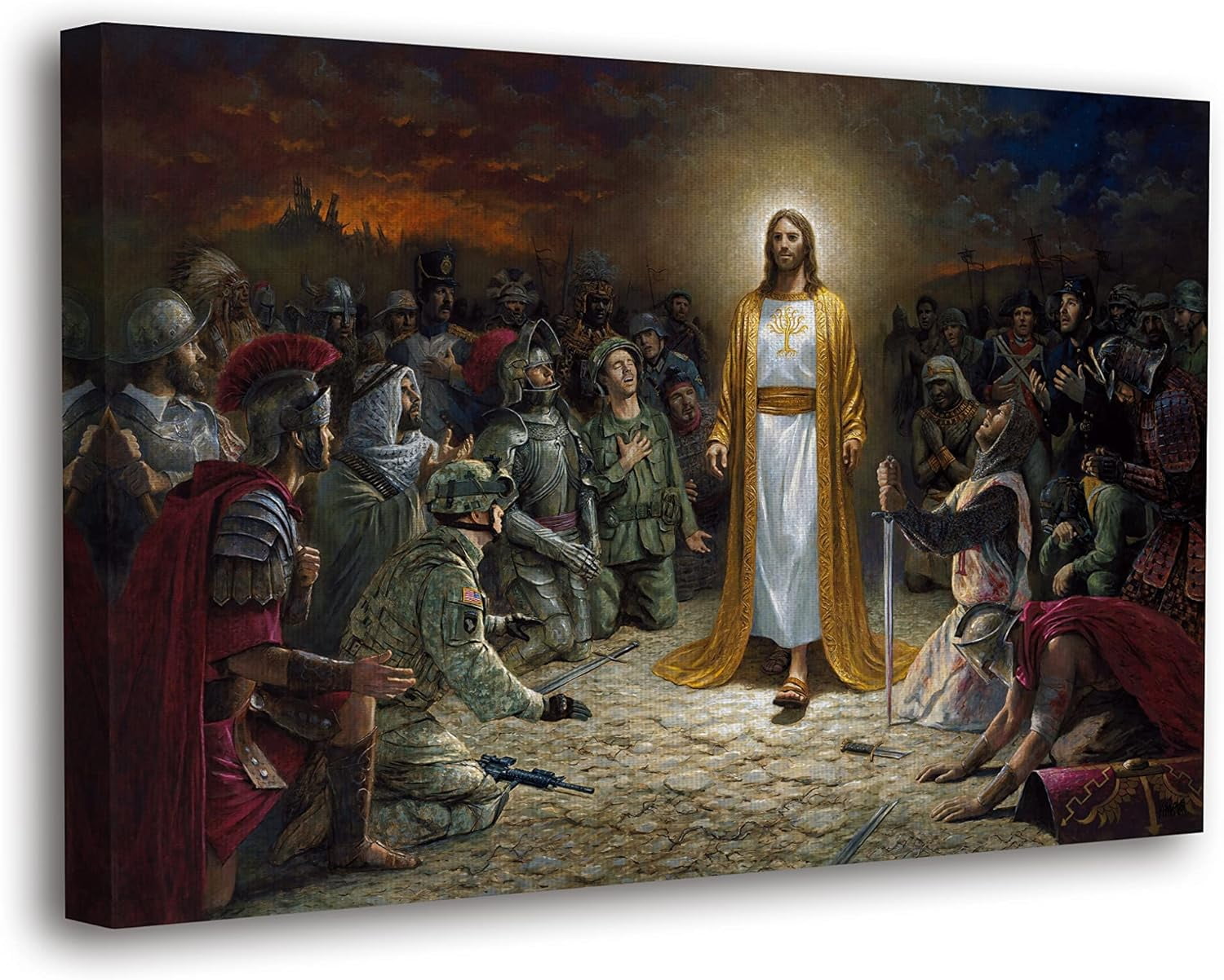 ADALE Jesus Wall Decor, Christian Cross Wall Home Posters, Judah ...