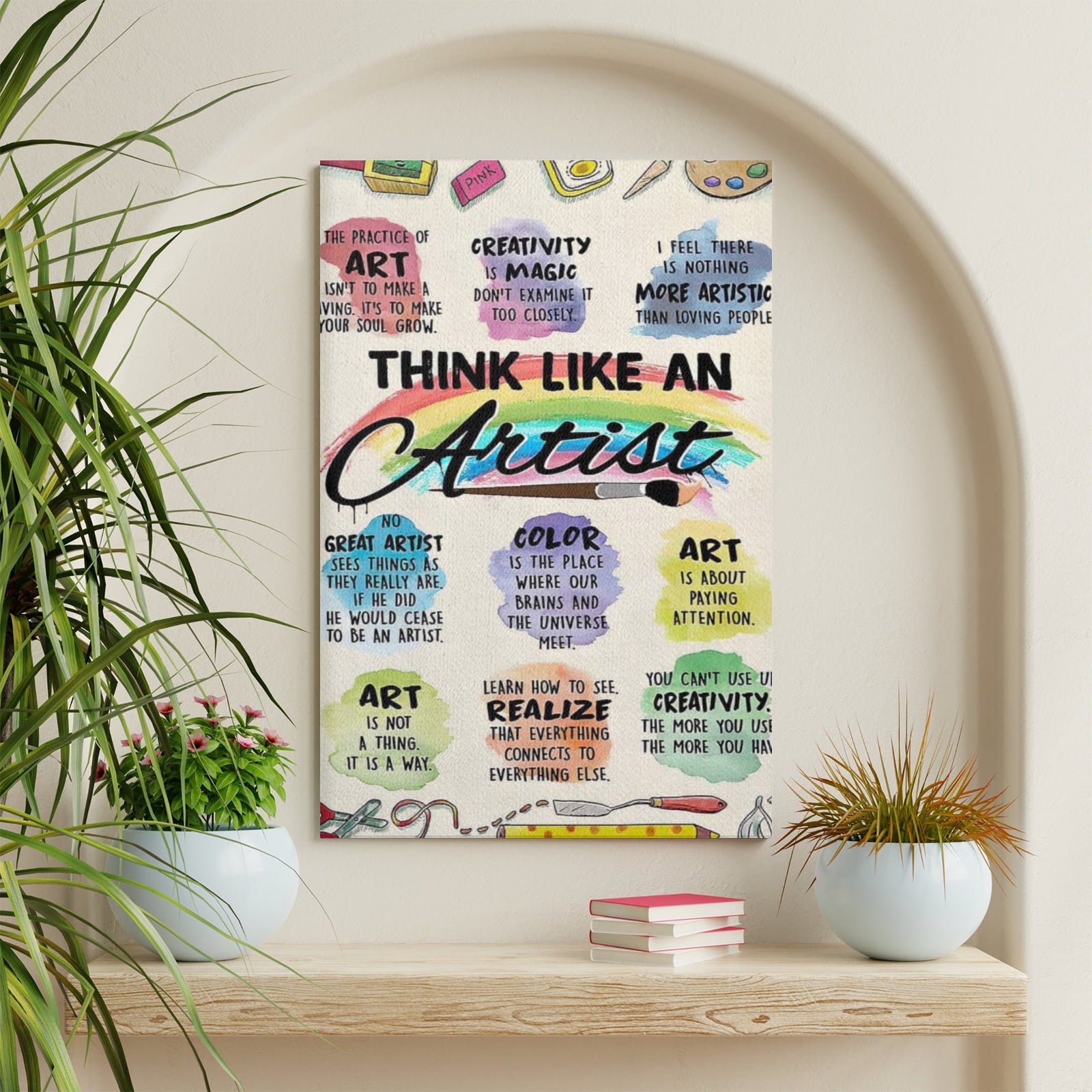 ADALE Kids Inspirational Wall Art Bible Quotes Affirmations Print ...