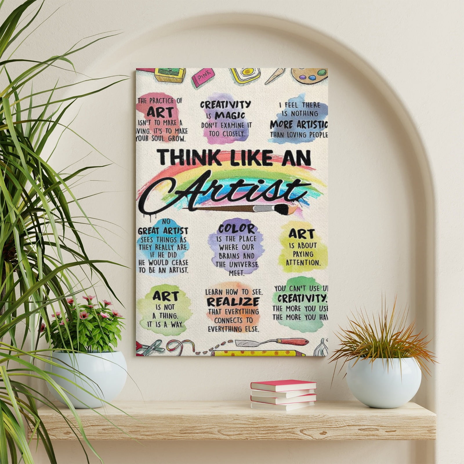 ADALE Kids Inspirational Wall Art Bible Quotes Affirmations Print ...