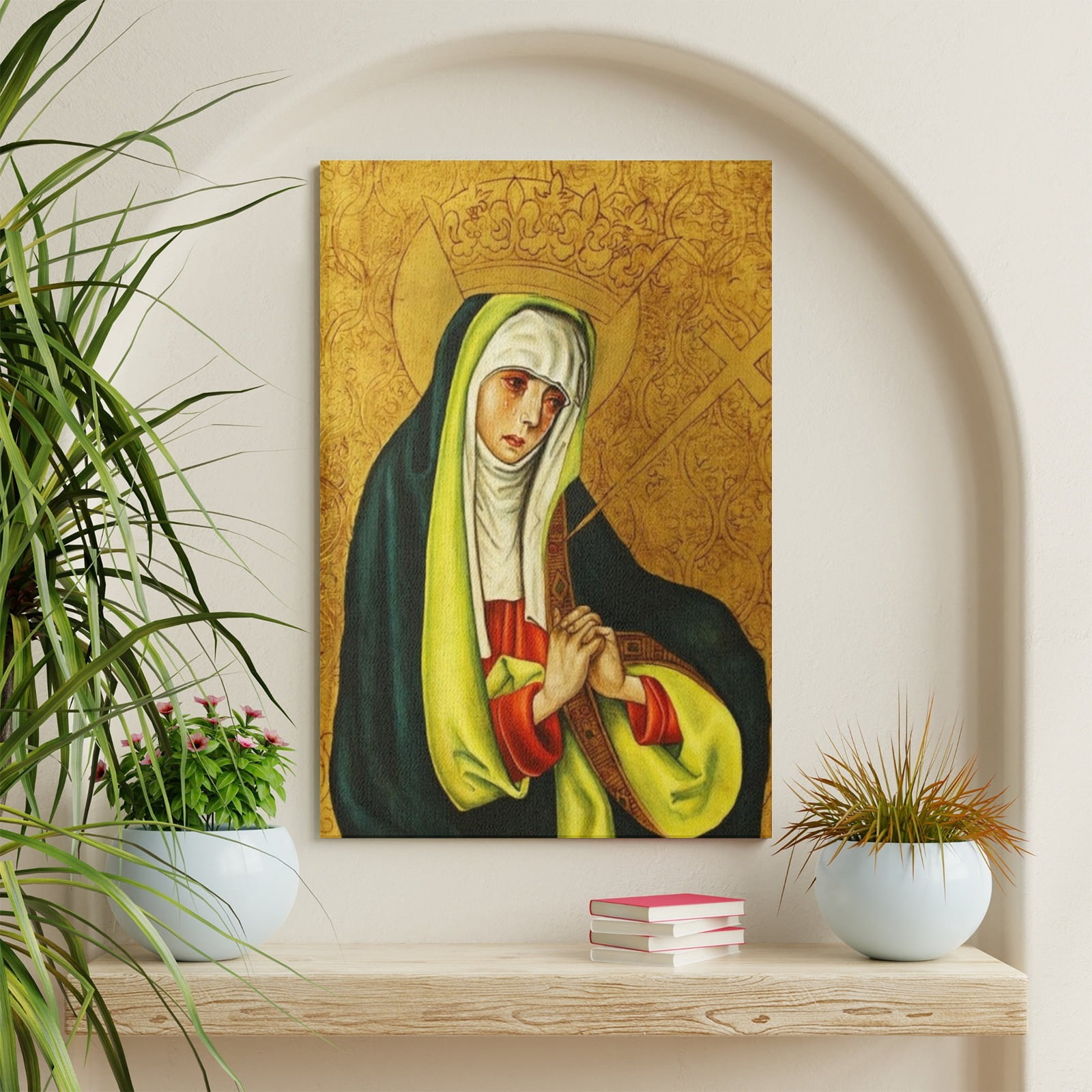 ADALE Our Lady of Sorrows POSTER print A3 Virgin Mary picture Blessed ...