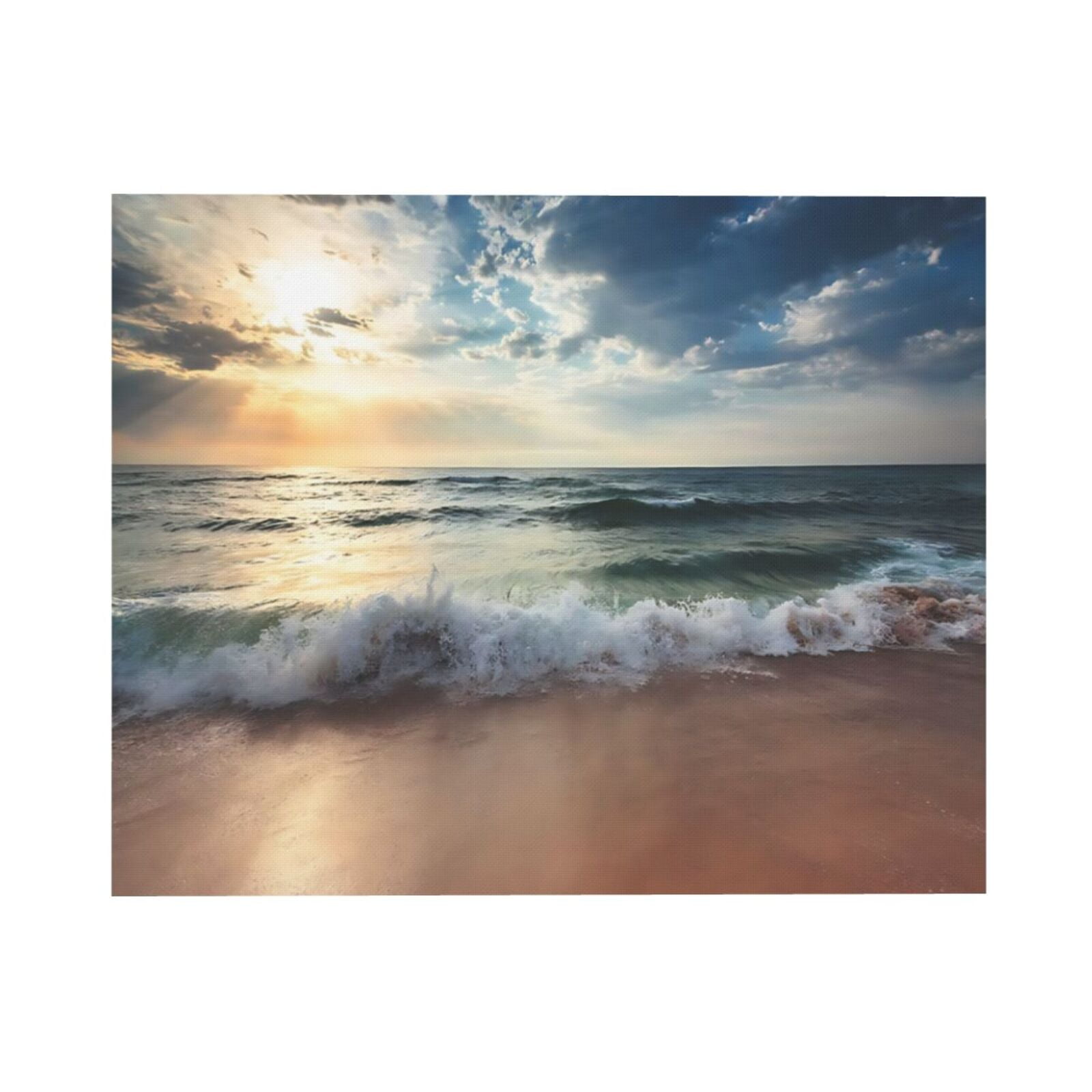 ADALE Large Canvas Wall Art Decor Ocean Beach Pictures for Living Room ...