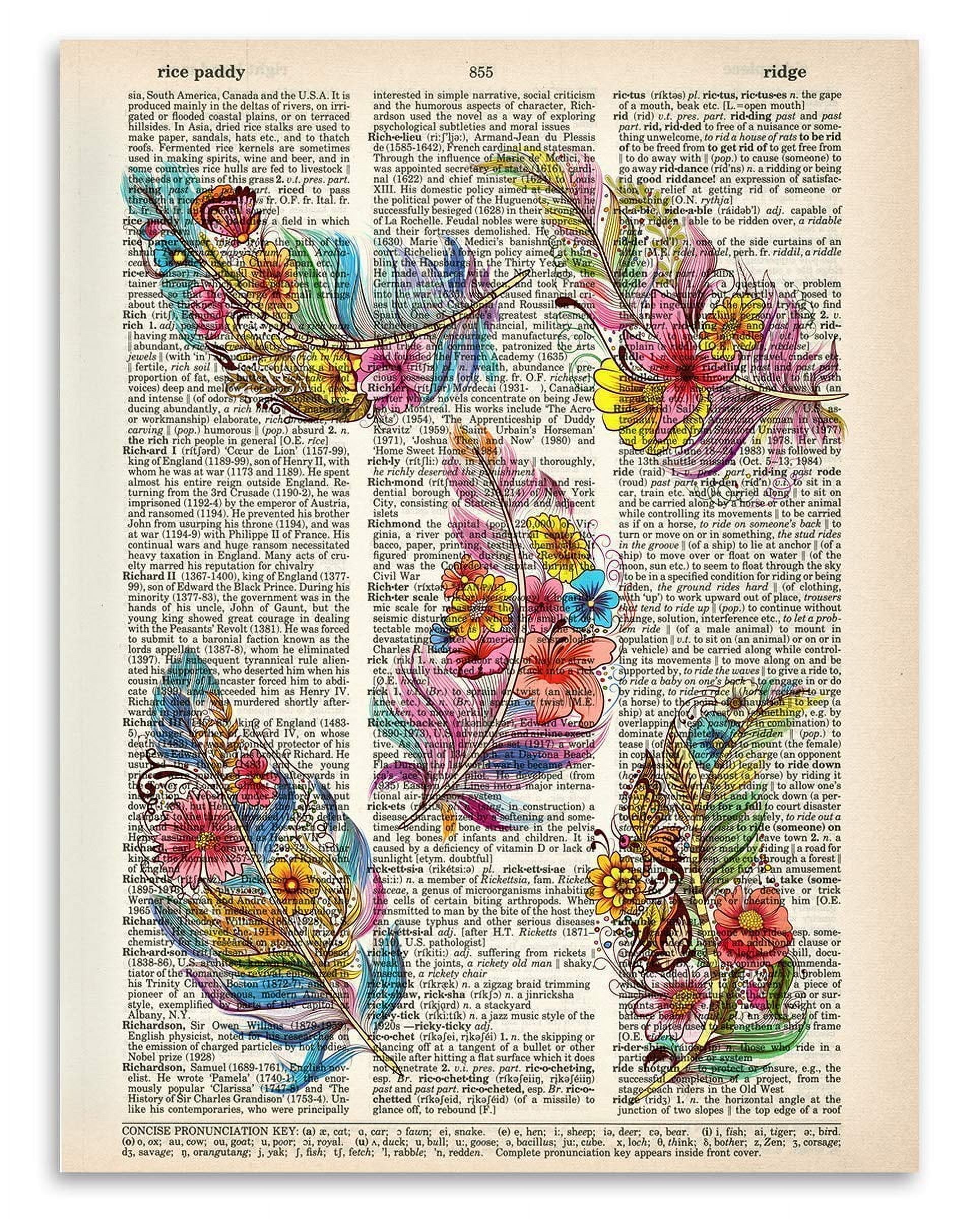 ADALE Lemur Monkey - Upcycled Dictionary Art - Scary Lemur Animal Print ...