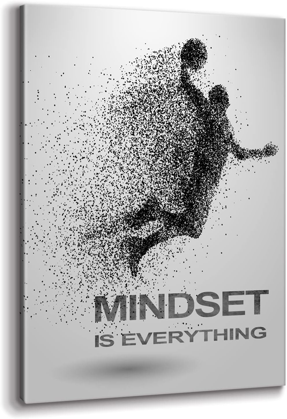 ADALE Mdset Is Everythg Wall Art Basketball Motivational Canvas Wall Art Posters -Basketball ...