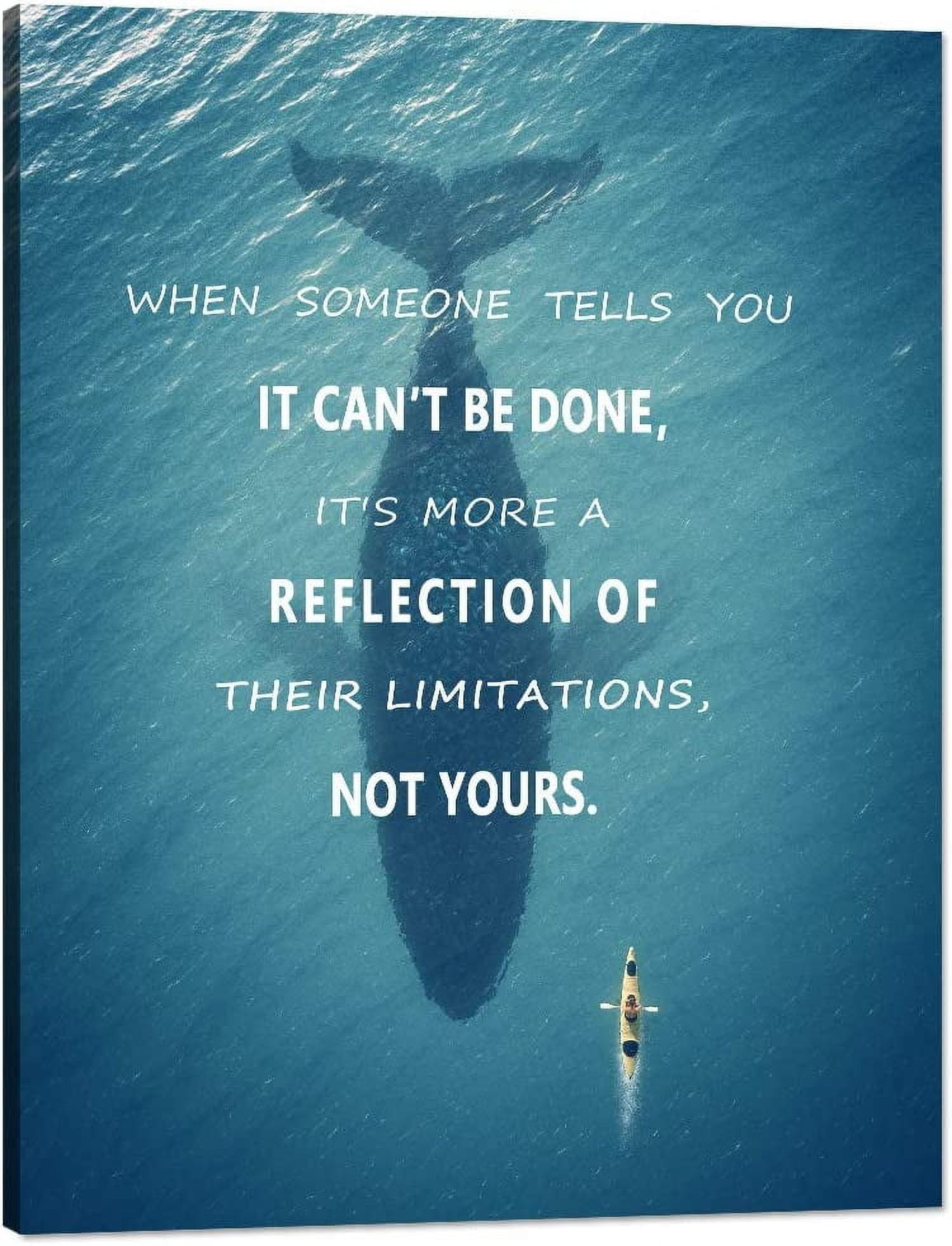 ADALE Mindset is Everything Motivational Canvas Office Wall Art ...