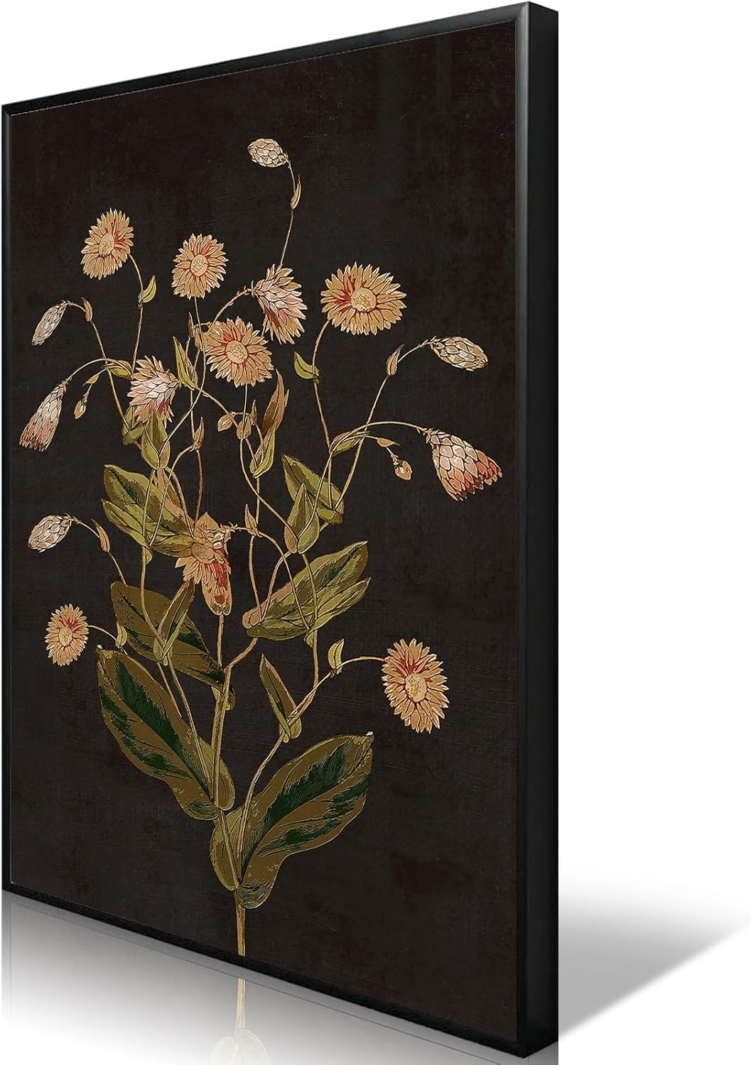 ADALE Moody Decor Vintage Botanical Floral Wall Art Victorian Gothic Dark Academia Decor Rustic ...