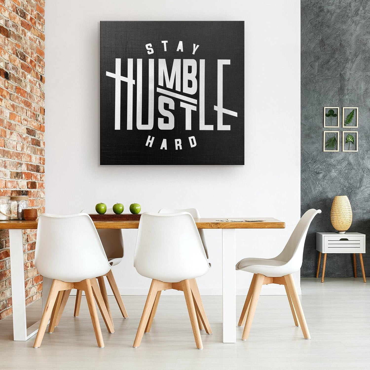 ADALE Motivation Wall Art Stay Humble Entrepreneur Business Hustle Hard ...