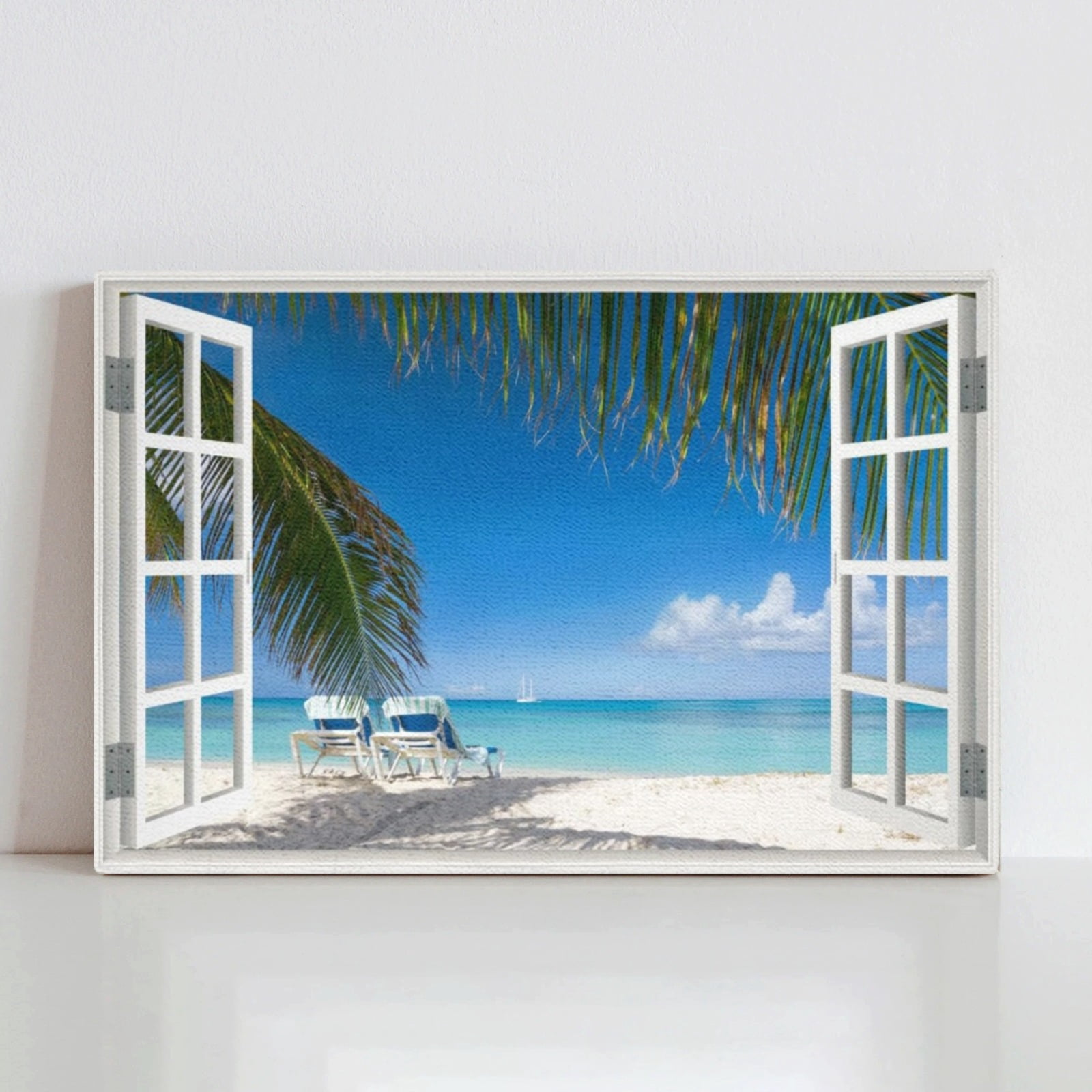 ADALE Ocean Wall Art Decor for Living Room Large Canvas Picture for ...