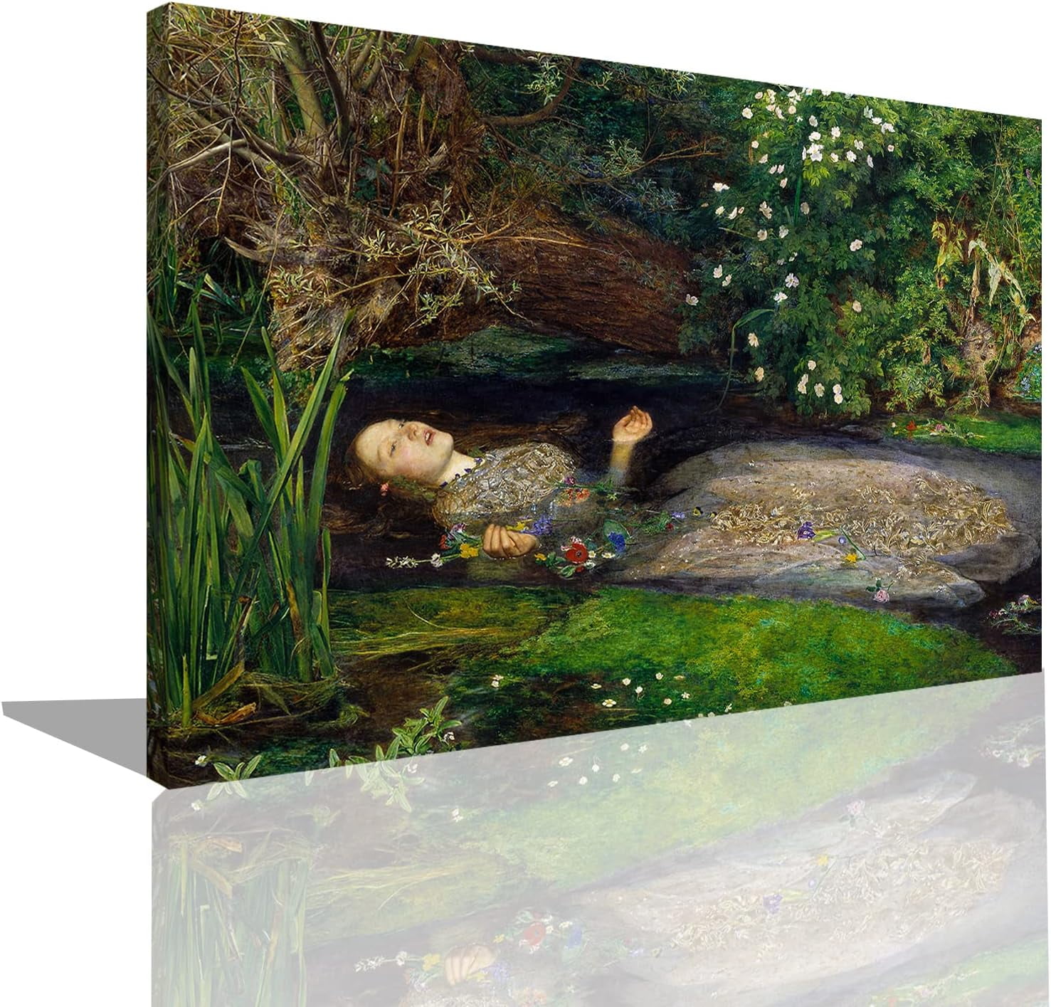 ADALE Ophelia John Everett Millais Oil Painting Poster Classic Art ...