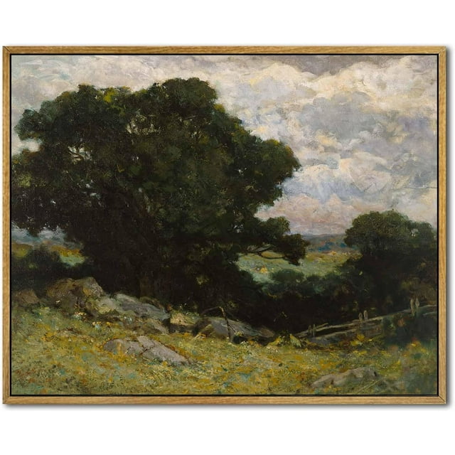 ADALE Retro Farm Animals Canvas Wall Art Weeds French Farmhouse Print ...