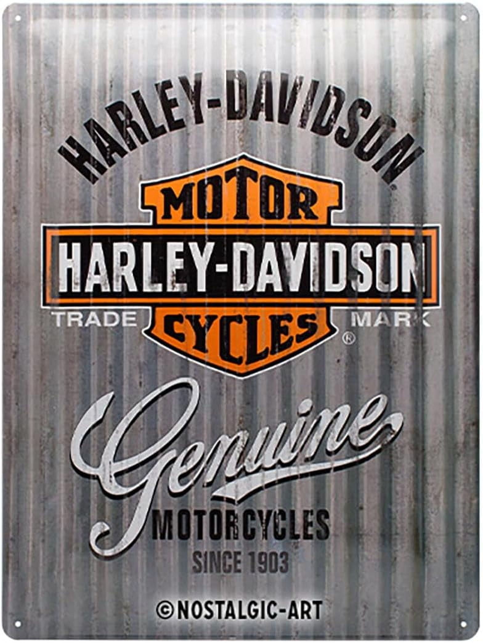 ADALE Retro Tin Sign – Harley-Davidson – Metal Wall – Gift idea for ...
