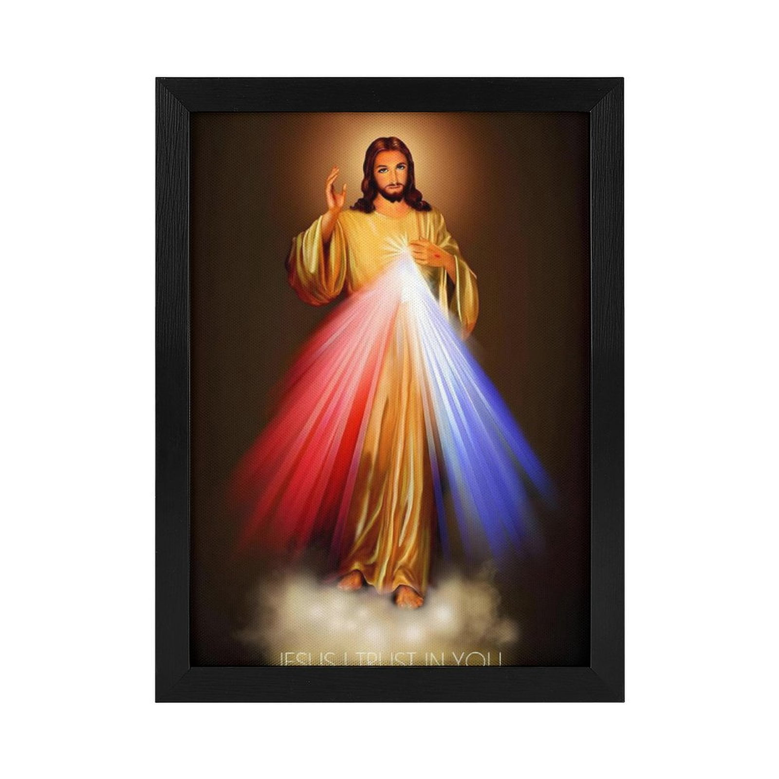 ADALE Sacred Heart of Jesus I Trust In You Divine Mercy Christian ...