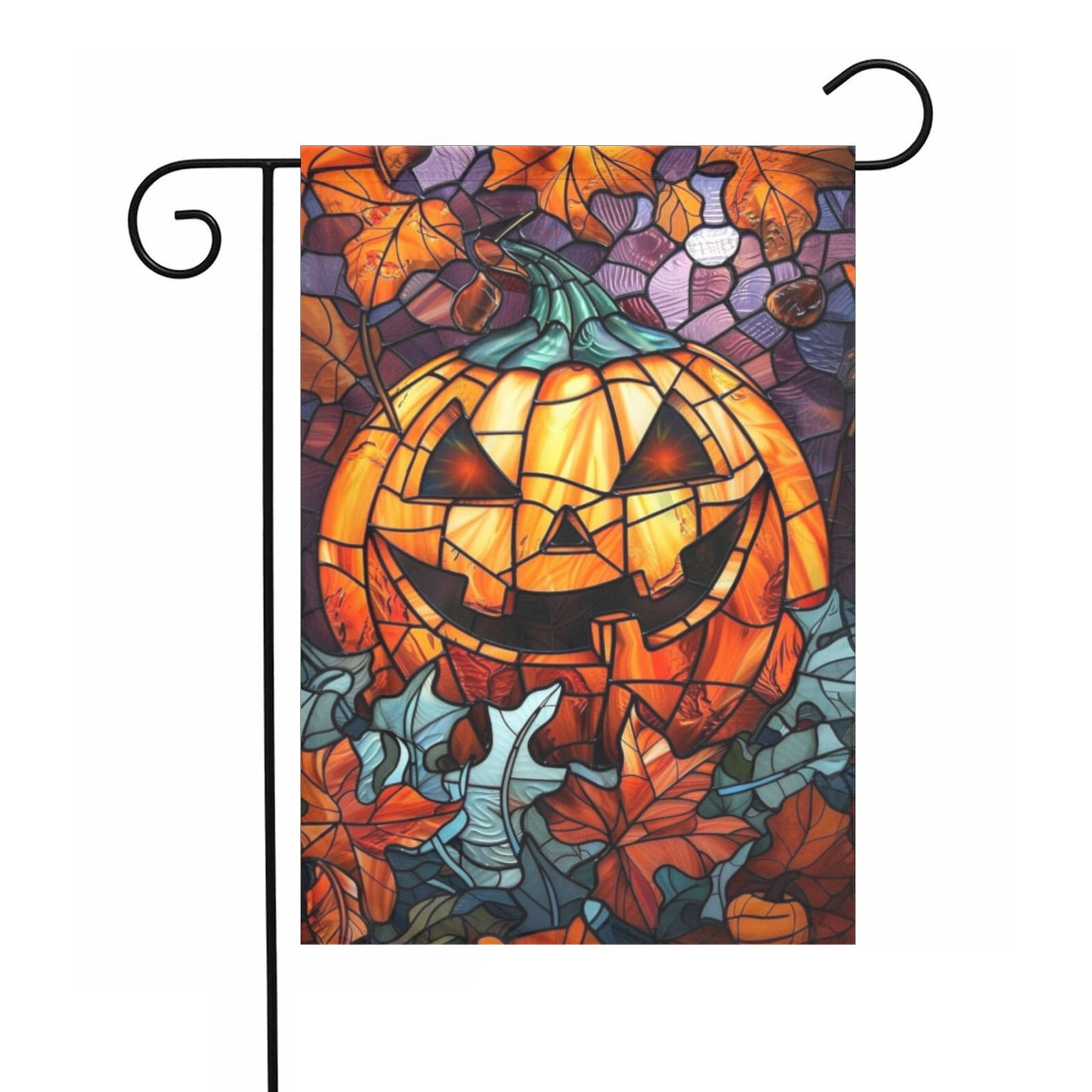 ADALE Scary Pumpkin Garden Flag Spooky Halloween Yard Flags for Outside ...