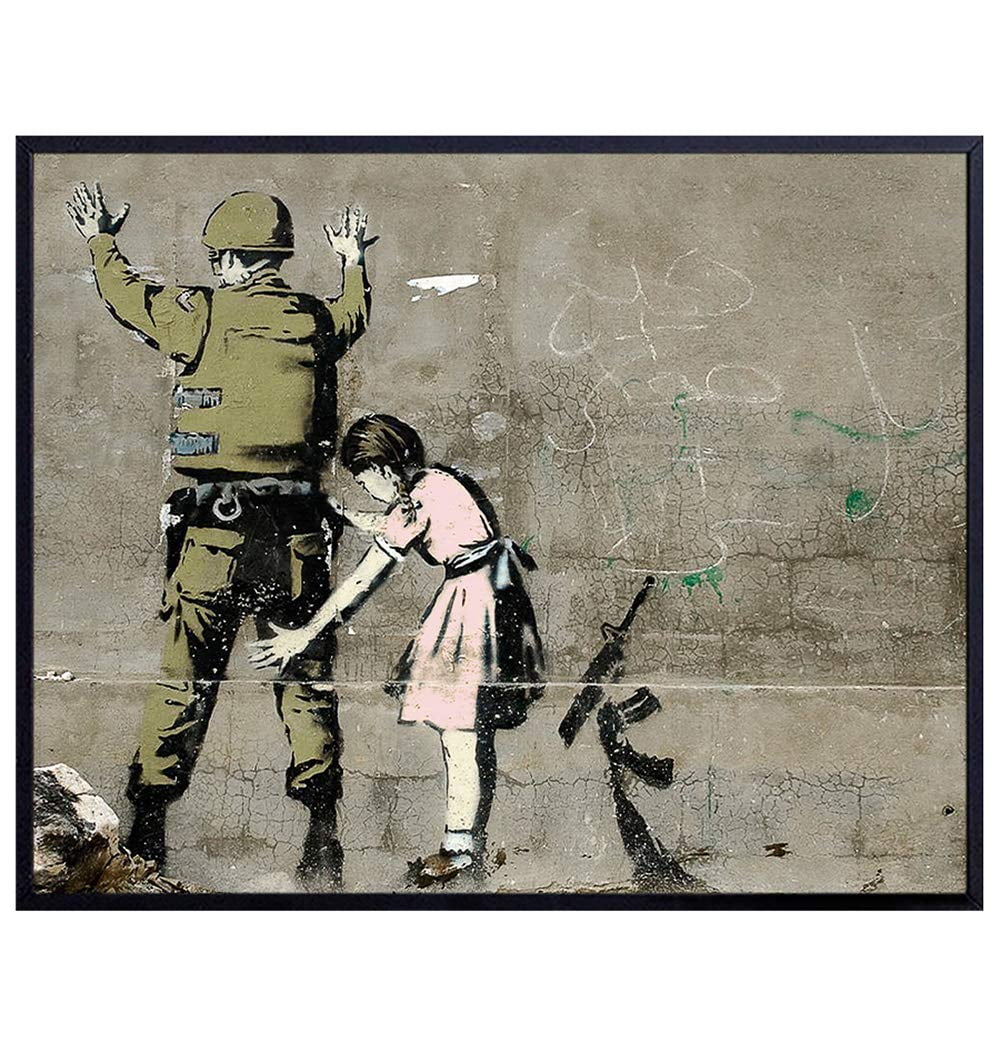 ADALE Street Art Wall Decor - Modern Urban Room Decoration Poster for ...