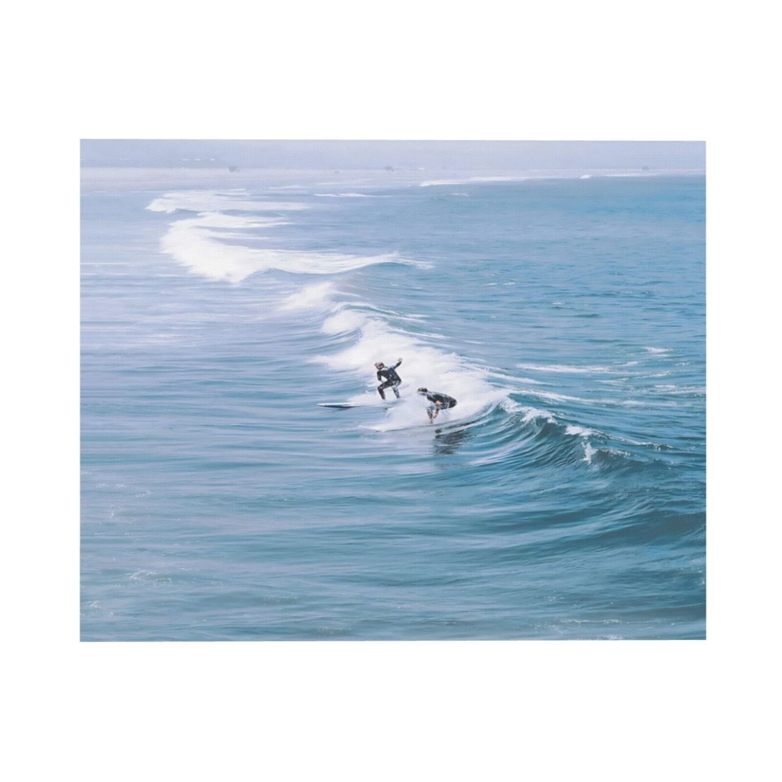 ADALE Surfing Poster Beach Room Decor Surfer Art Prints | Surfer Wall ...