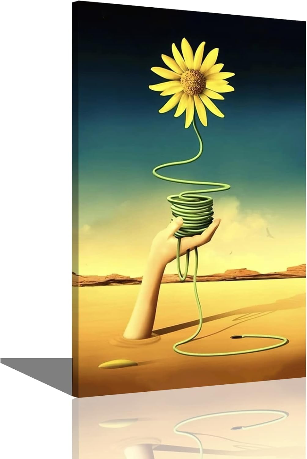 ADALE Surrealism Flower Poster Salvador Dali Wall Art Picture Print ...