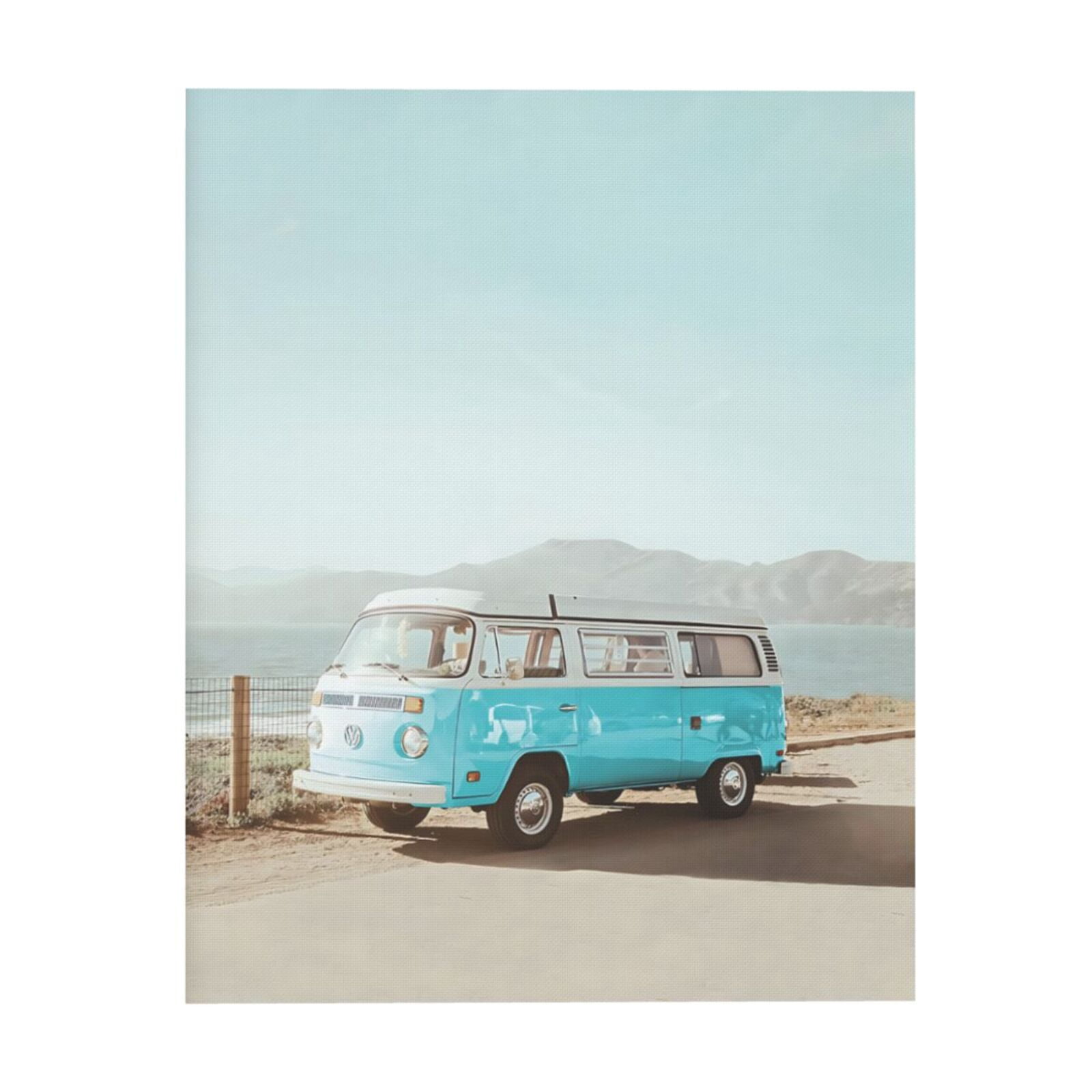 ADALE Vintage Beach Posters Surfer Wall Art Surfer Van Decor Prints ...
