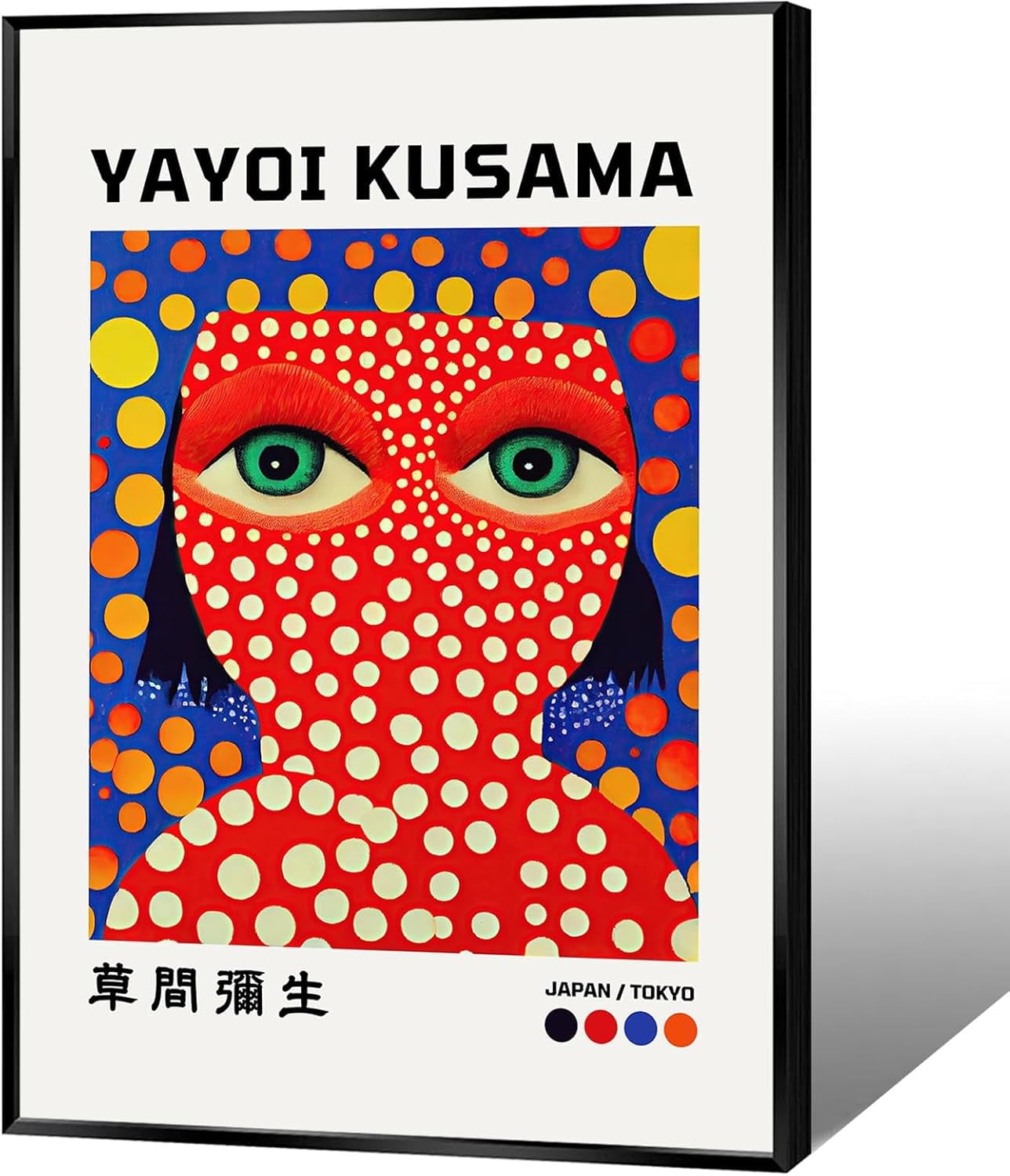 ADALE Vintage Yayoi Kusama Wave Poster Famous Famous Painting Artist ...