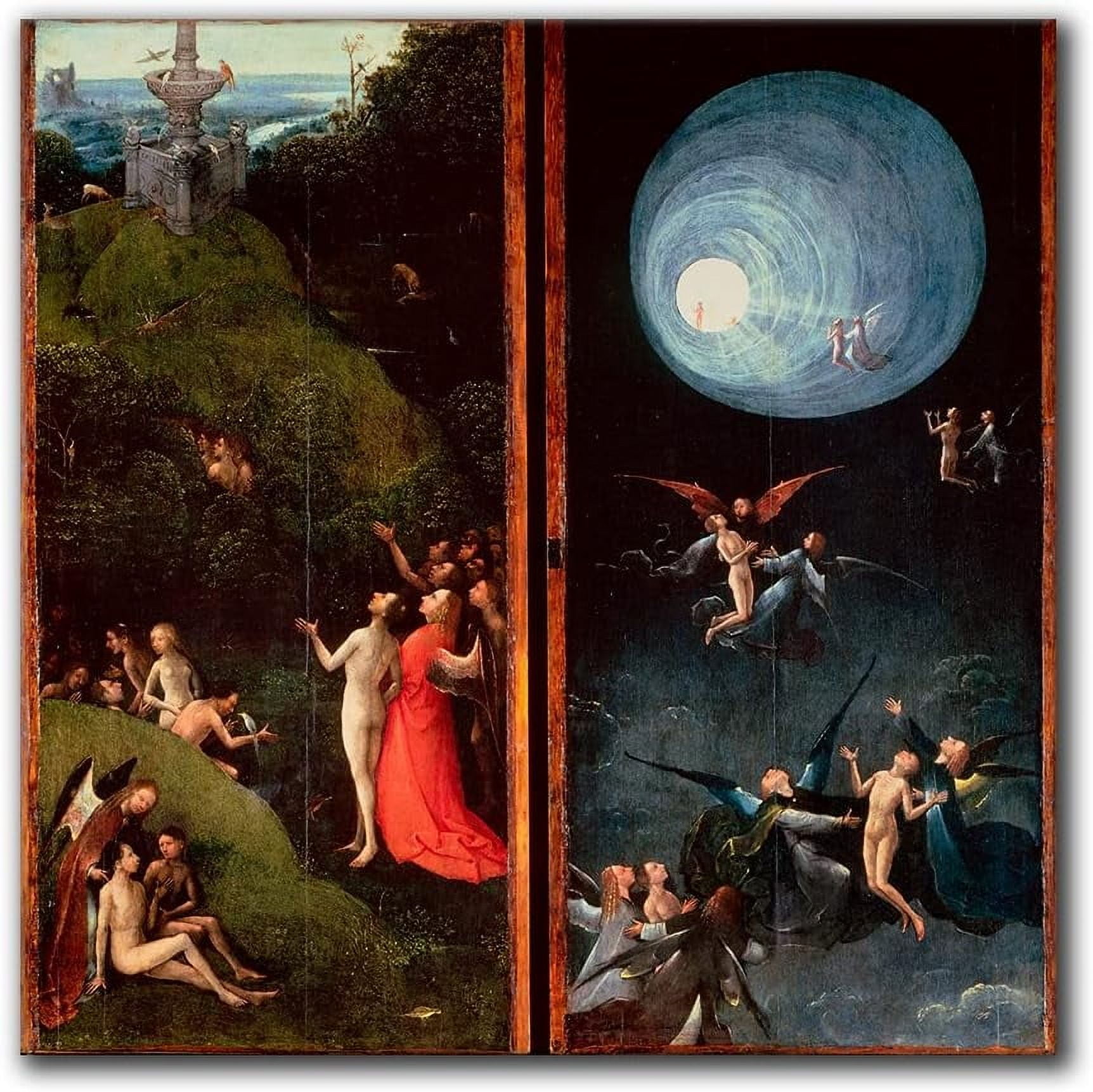 ADALE Visions of The Hereafter Wall Art Canvas Prints By Hieronymus ...