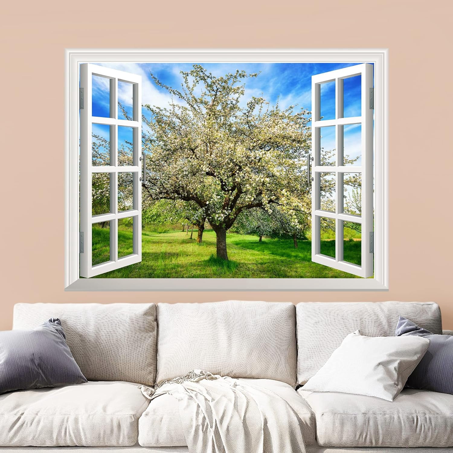 ADALE Wall Art/Wall Mural Print Painting Posters ( Blossom Apple Tree ...