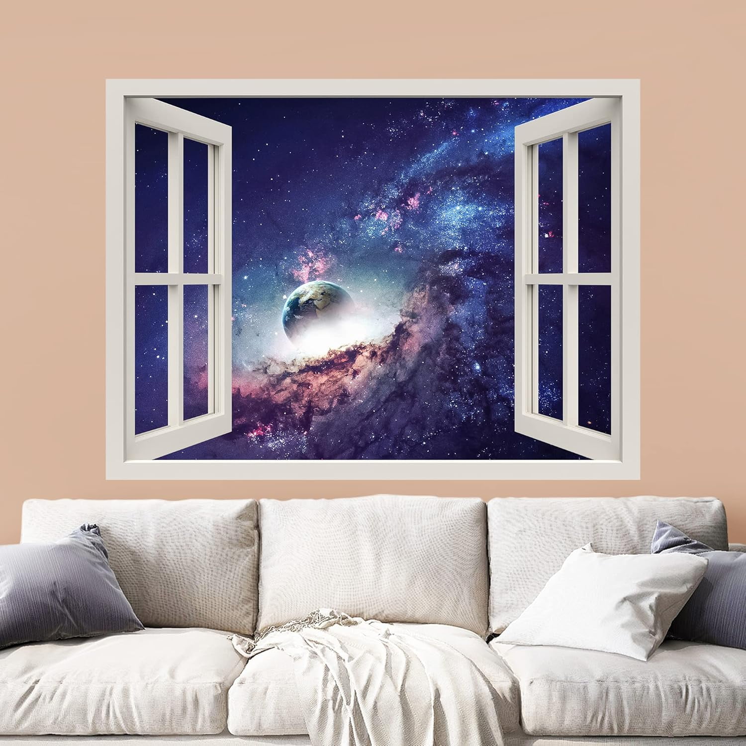 ADALE Wall Art/Wall Mural Print Painting Posters Fantasy Sci-Fi Purple ...