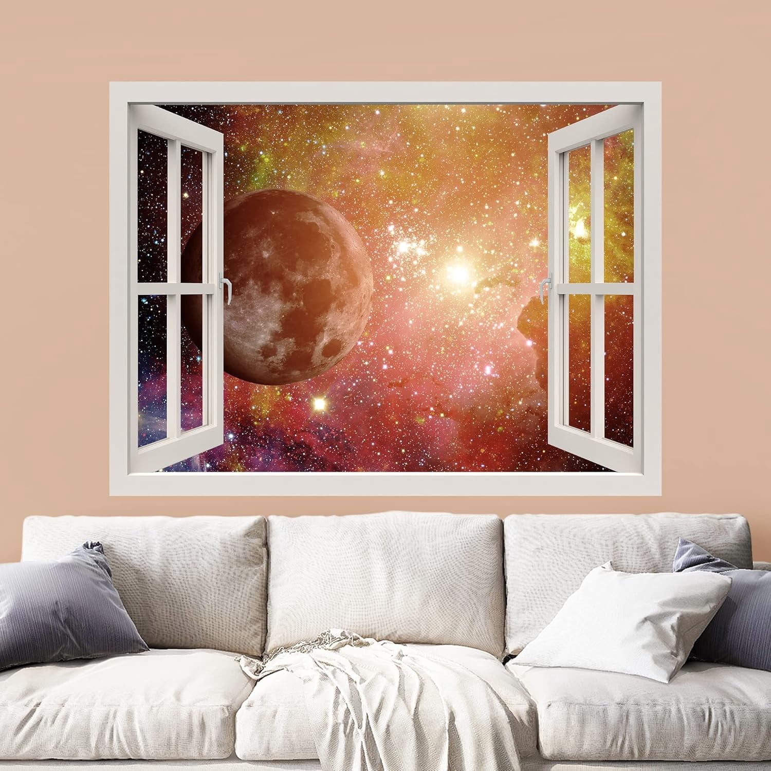 ADALE Wall Art/Wall Mural Print Painting Posters Multicolor Neon Star ...