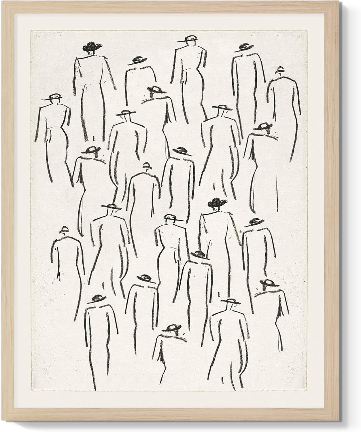 ADALE Wild Animals Canvas Wolf Wall Art Snow Night Moon Wolf Starry Sky ...